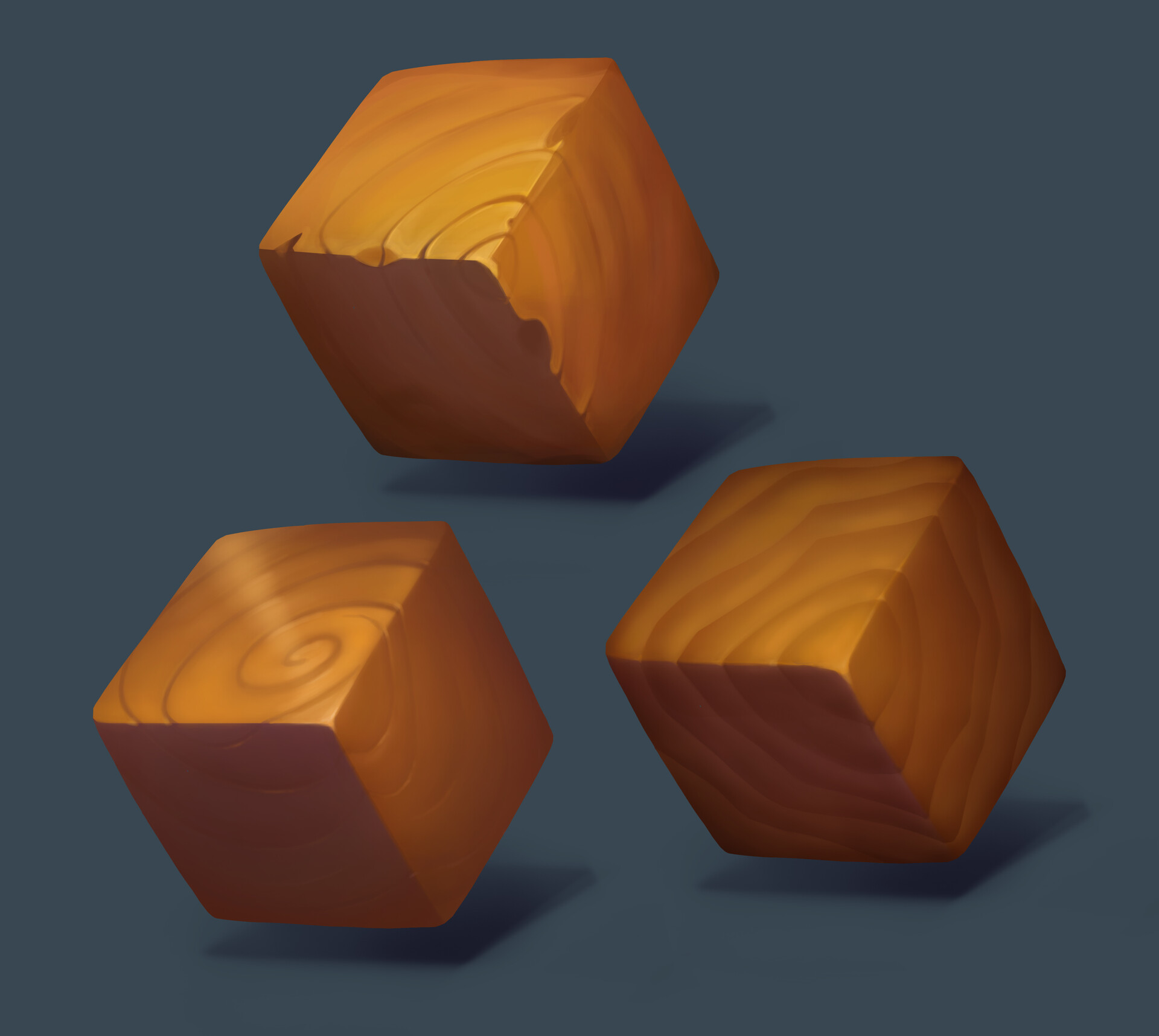 ArtStation - Wood study