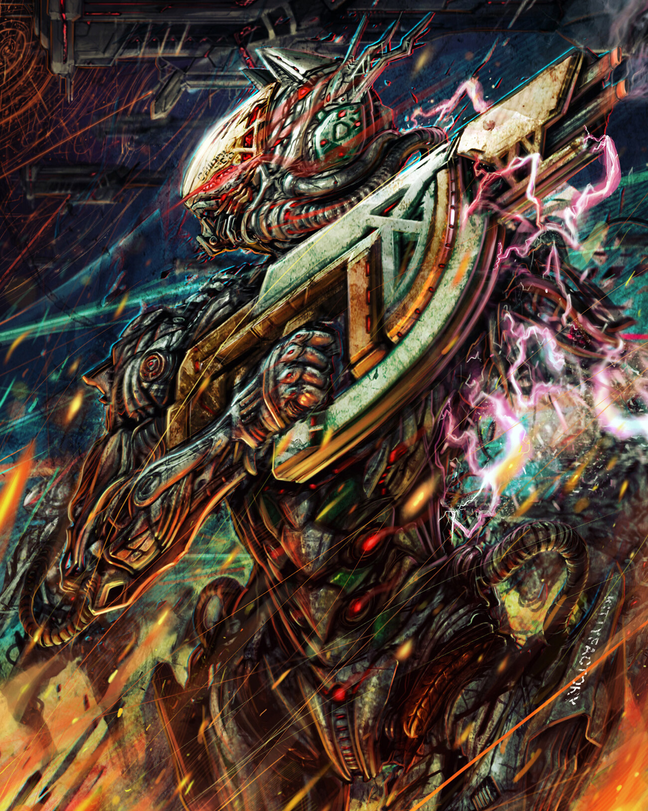 ArtStation - space soldier