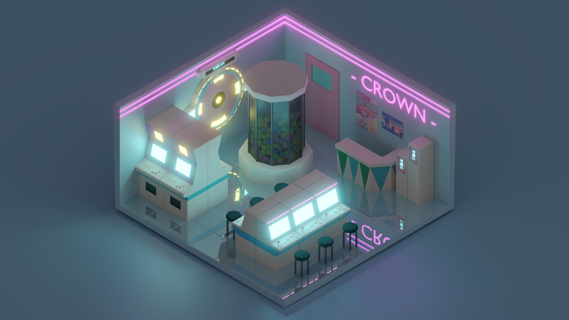ArtStation - Crown Game Center