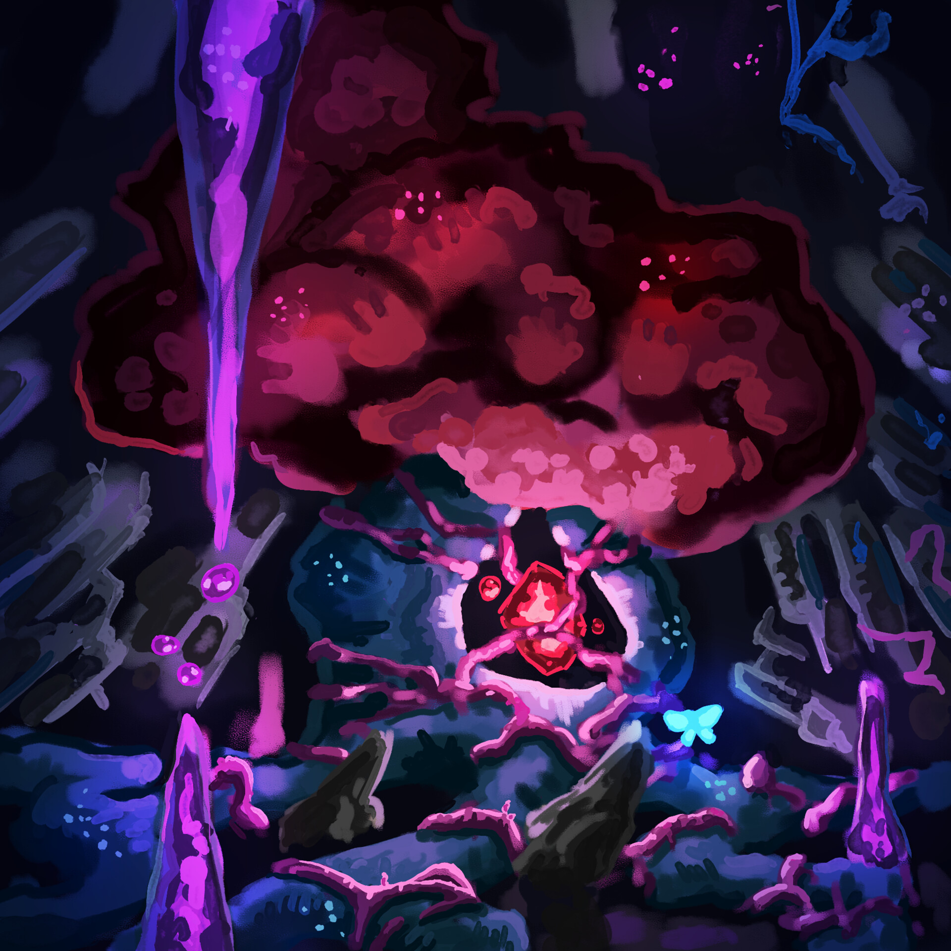 ArtStation - Enchanted cavern