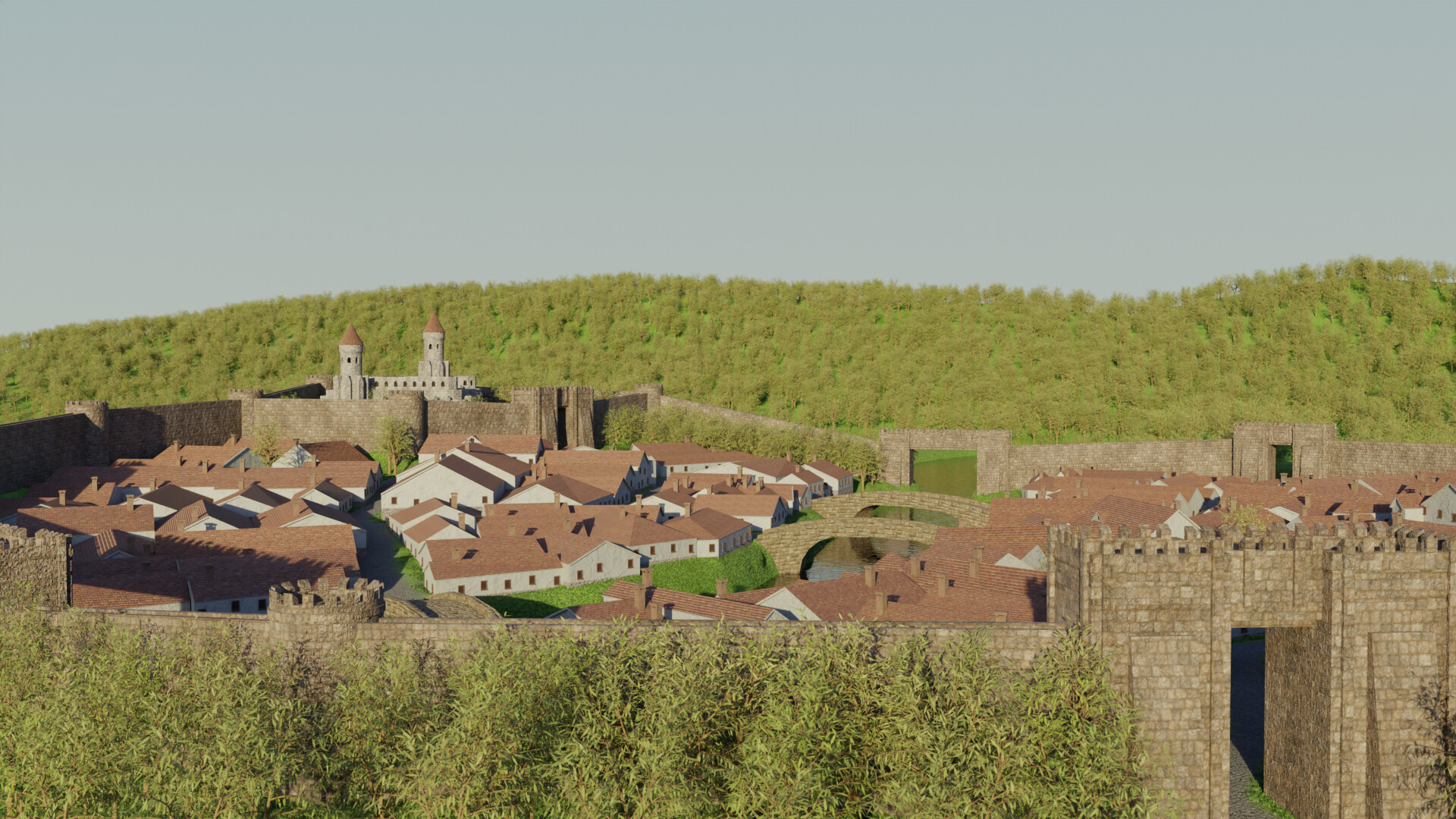 ArtStation - Medieval town