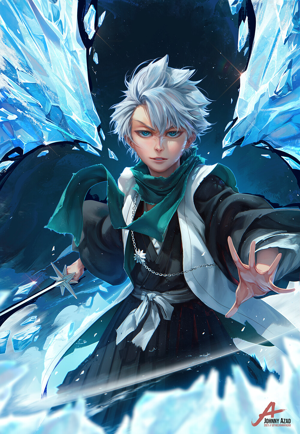 ArtStation - Bleach // Hitsugaya Fanart