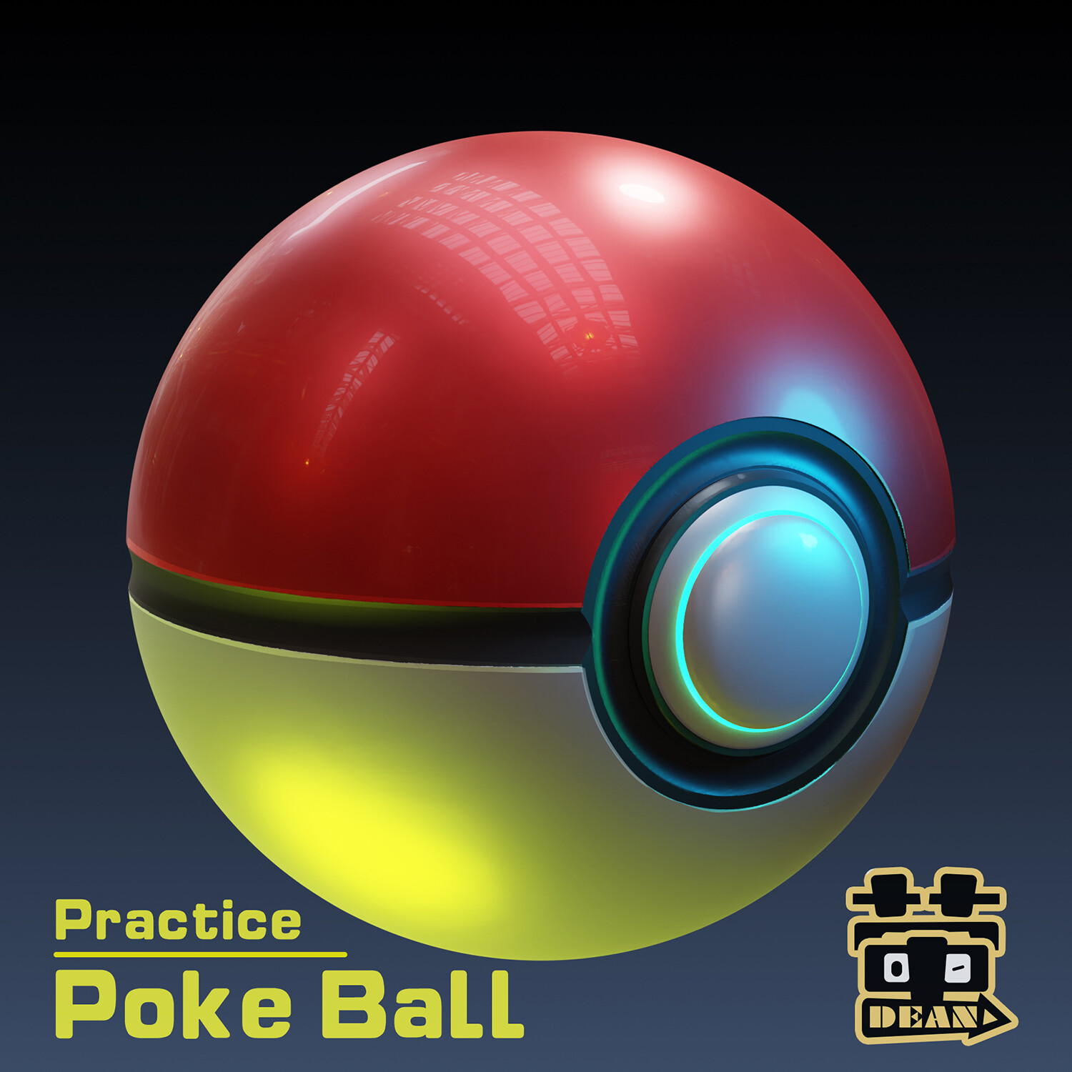 ArtStation - Practice-Poke Ball
