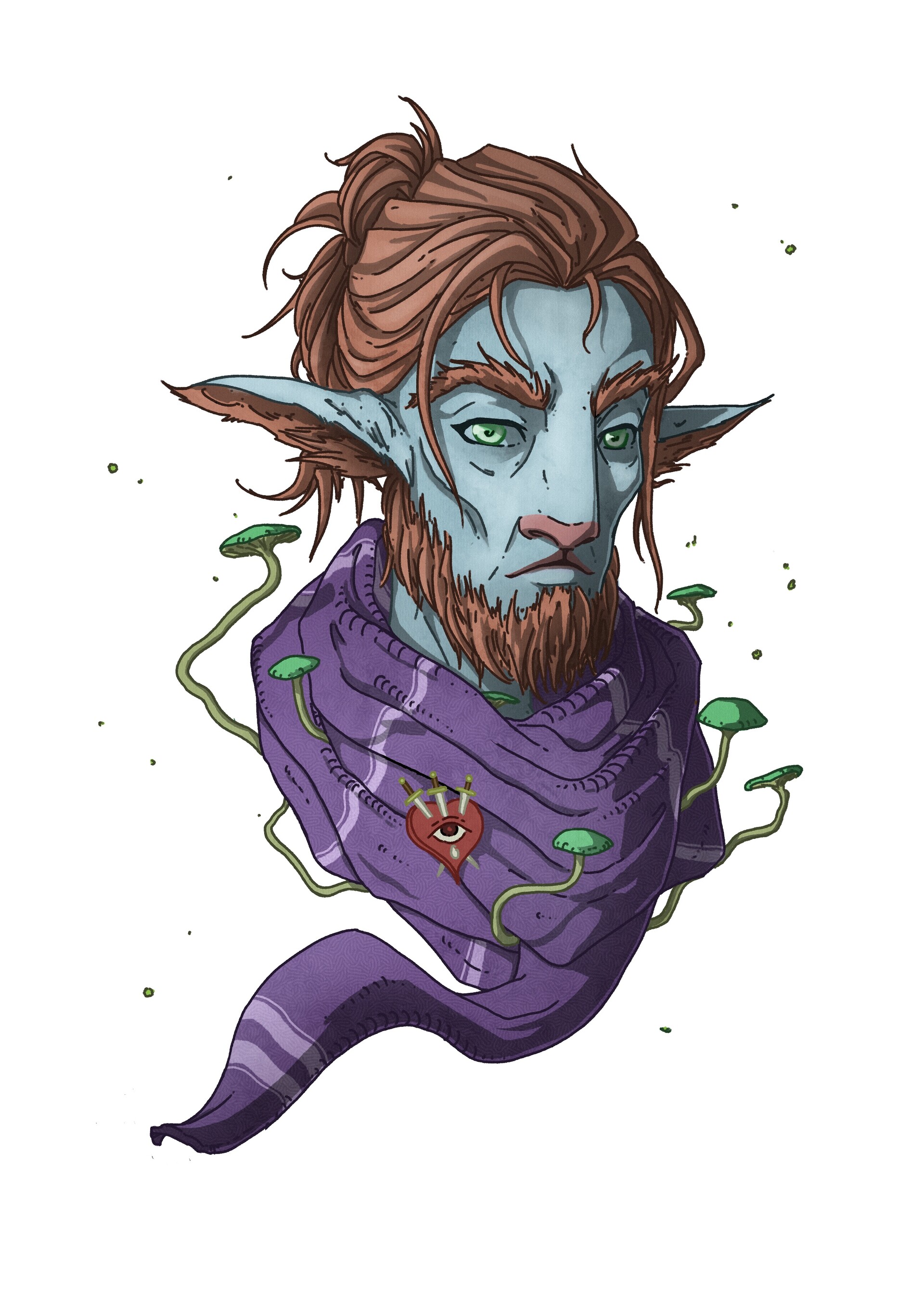 ArtStation - Moss - DND Firbolg Commission