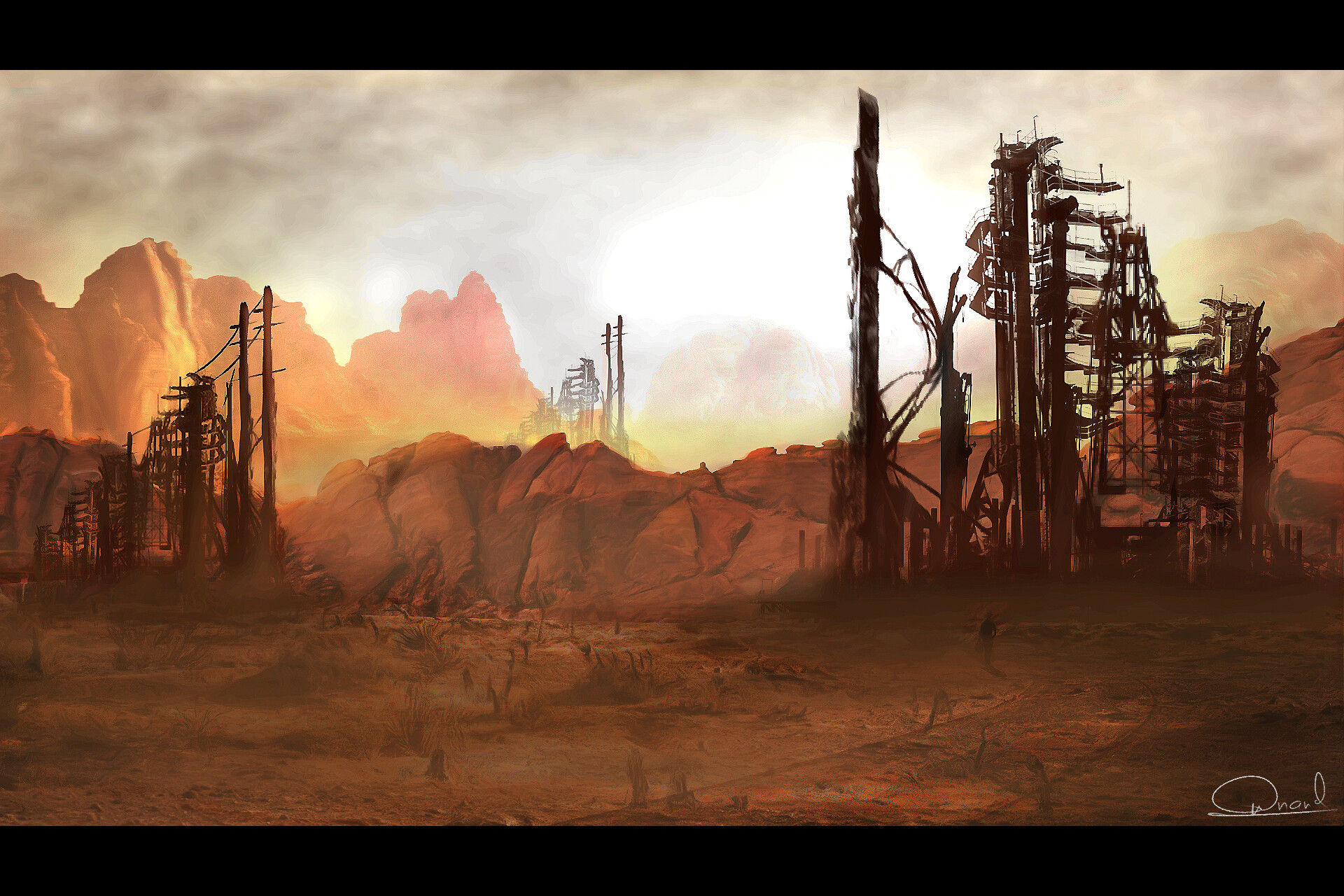 Post Apocalyptic Desert Wasteland