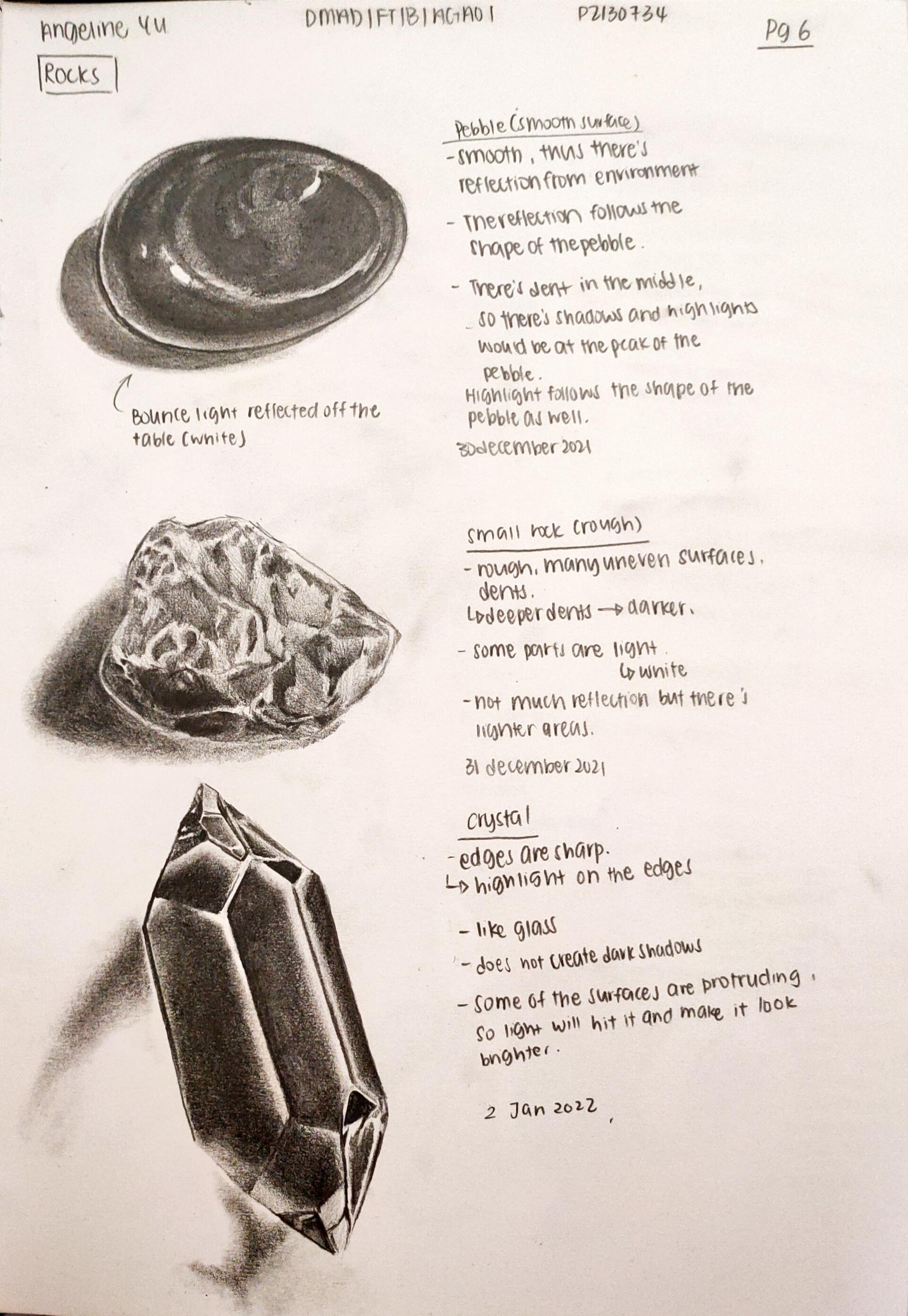 ArtStation - Rock studies