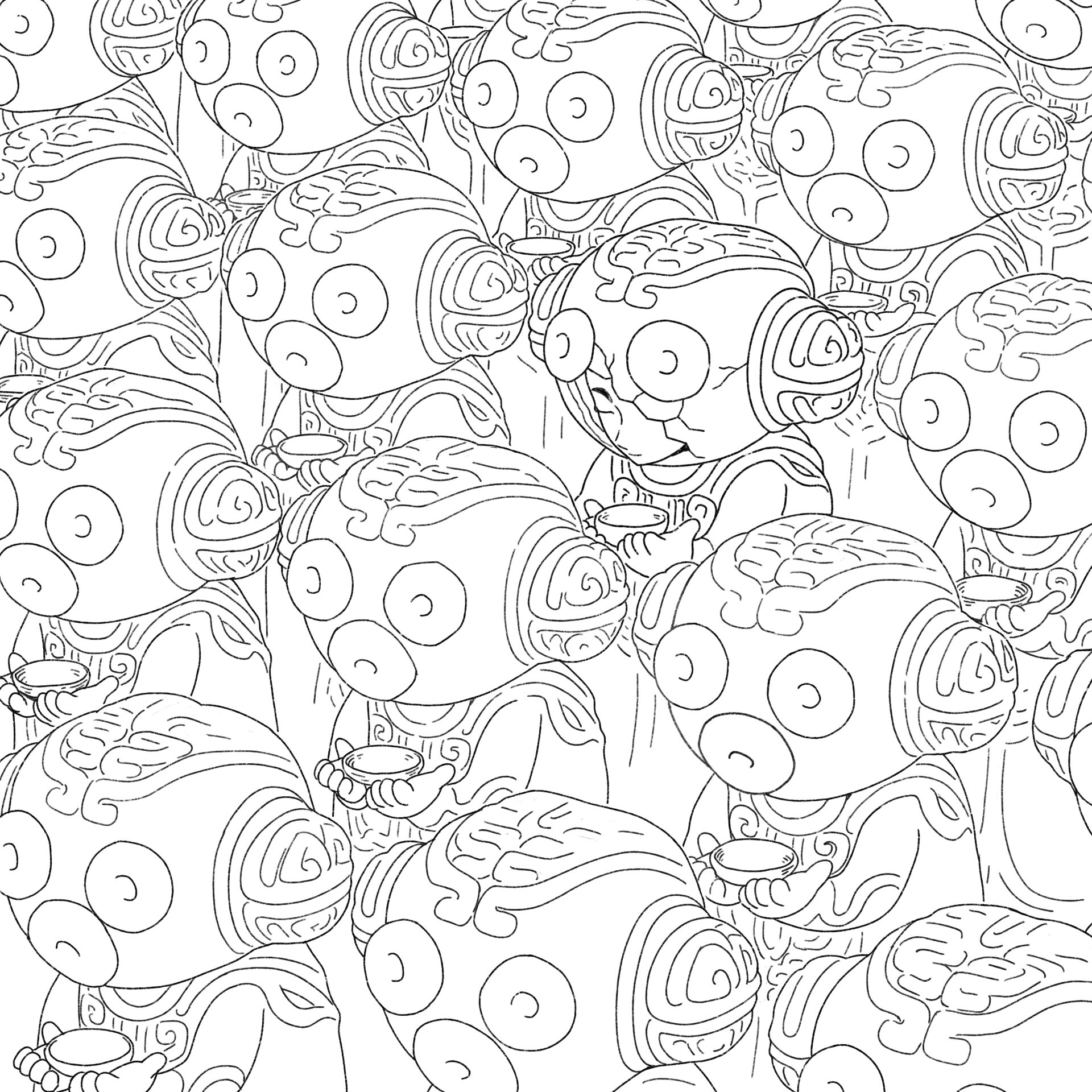 Sam Carr - Sleeping Statues