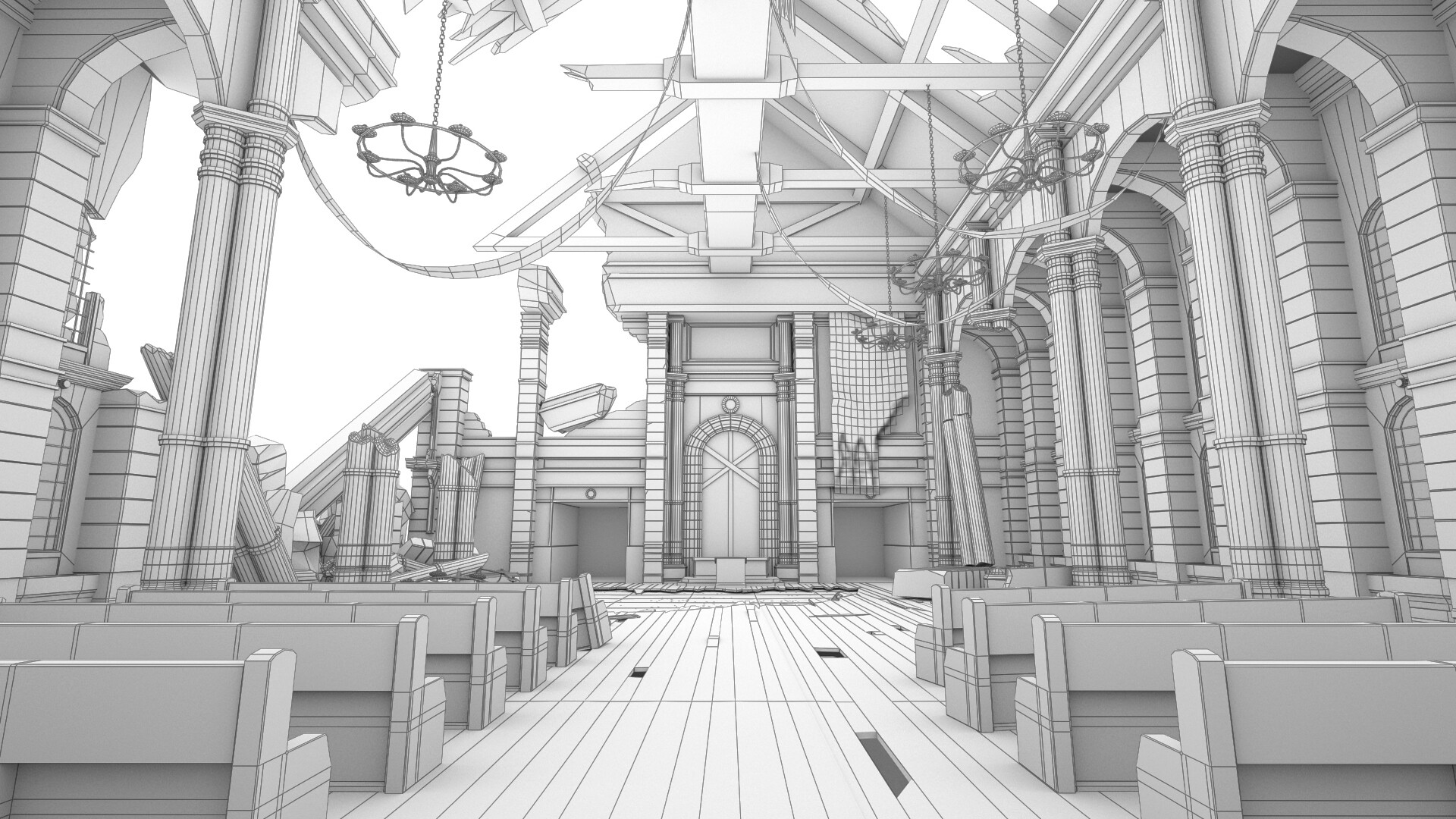 Sector Five — Final Fantasy VII Advent Children Fan Art by Benjamin Lau — ProUser.Me