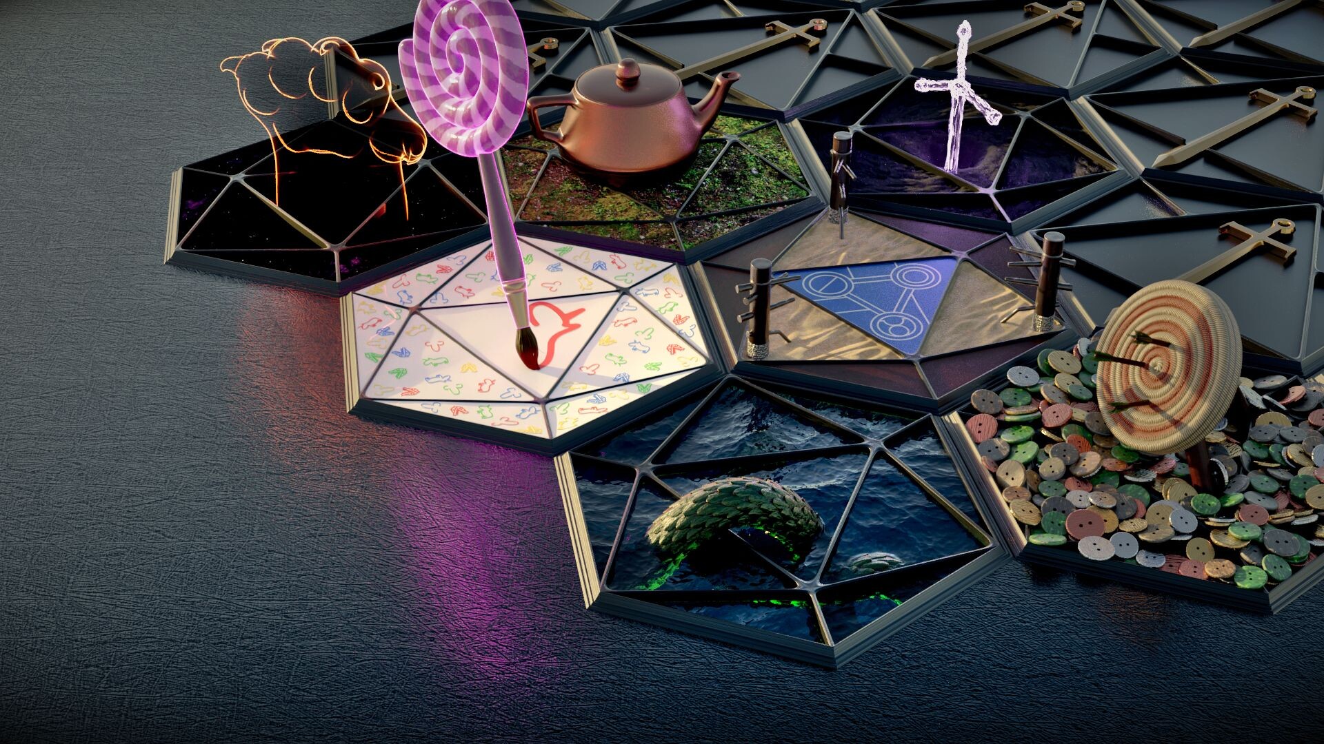 ArtStation - Mighty Nein as Tiles