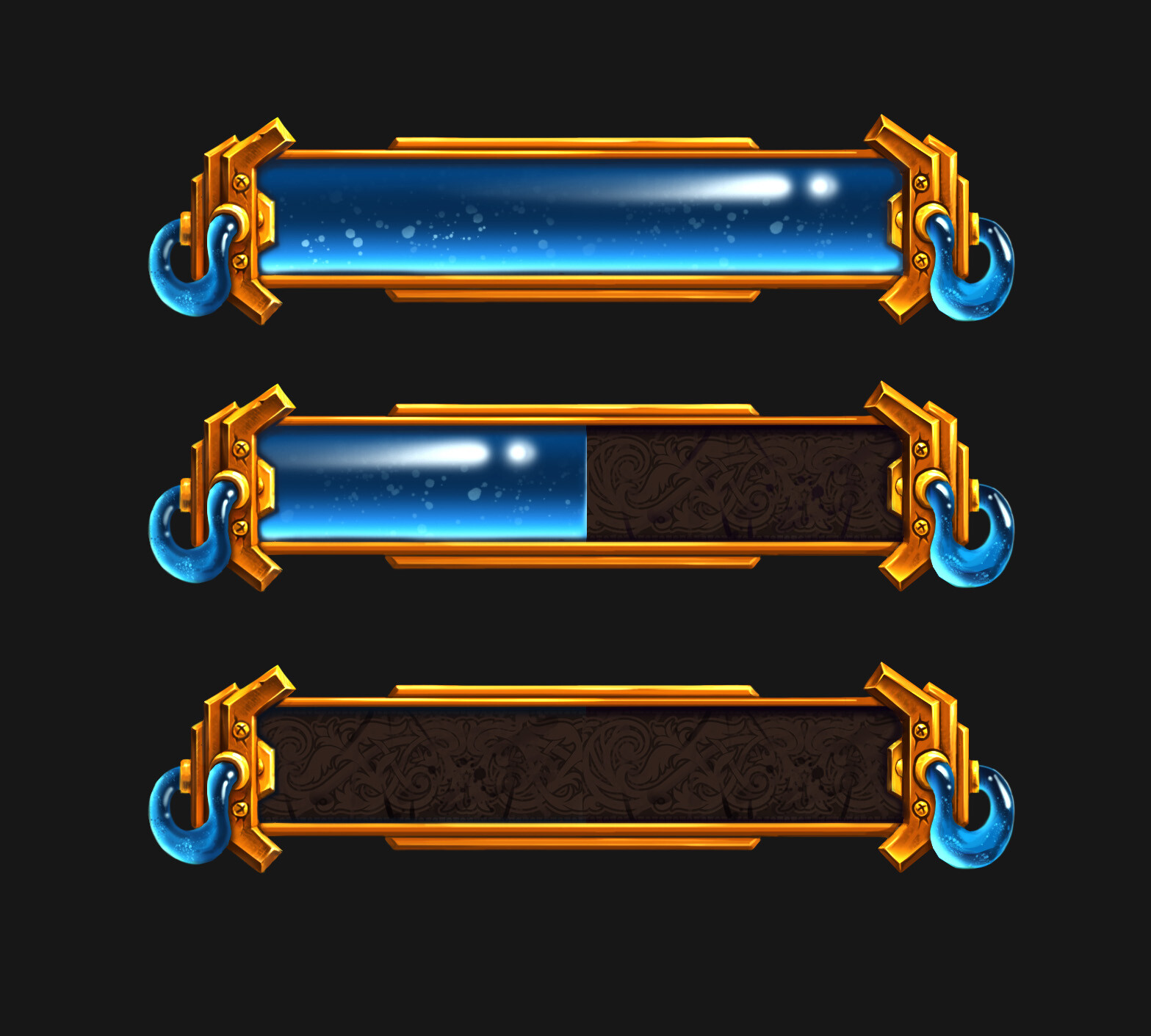 ArtStation - Fantsy Health\Mana Bars