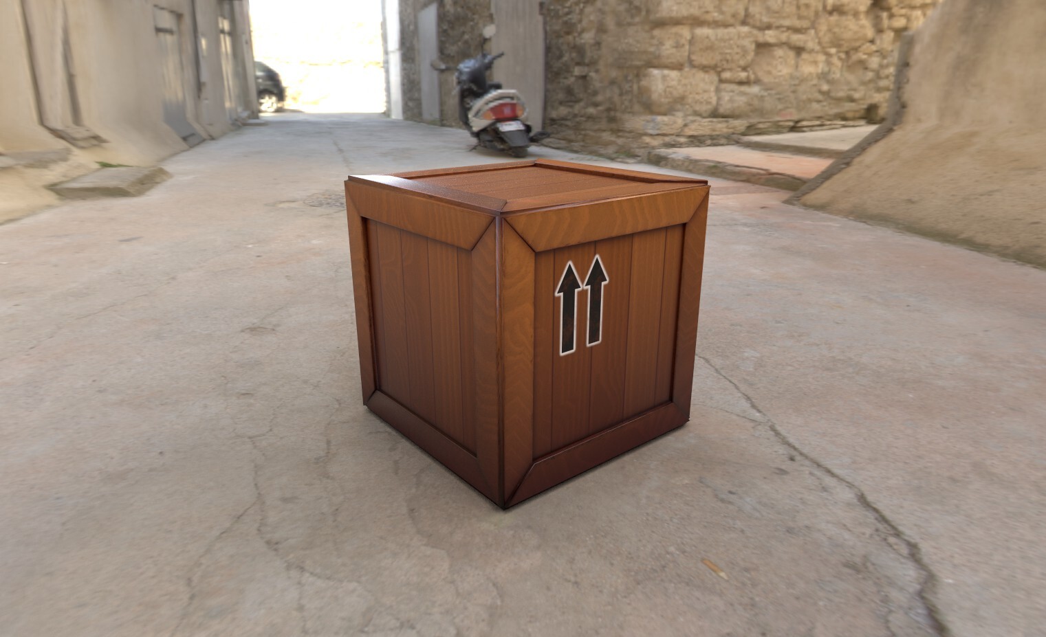 ArtStation - Crate Texturing