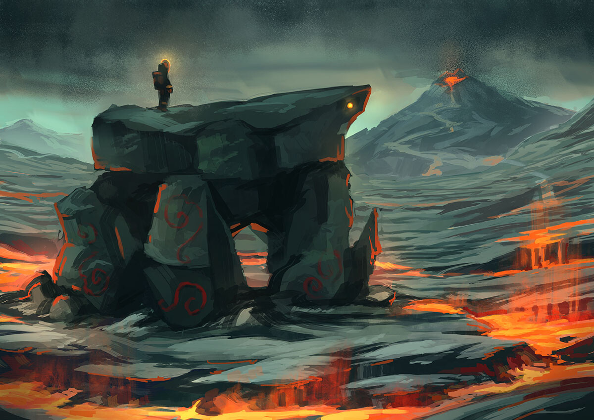 ArtStation - dolmen rider