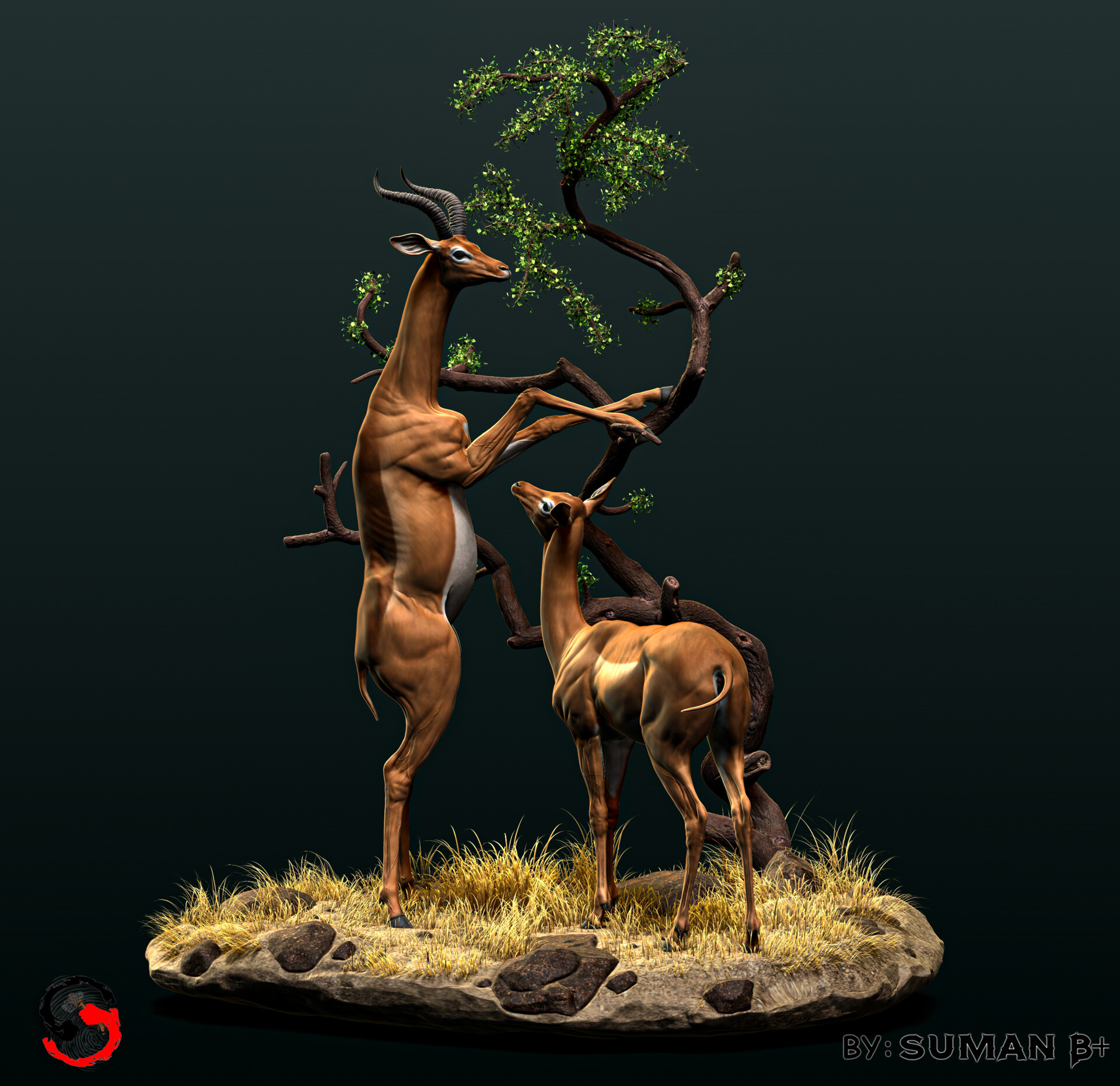 ArtStation - gerenuk_wild