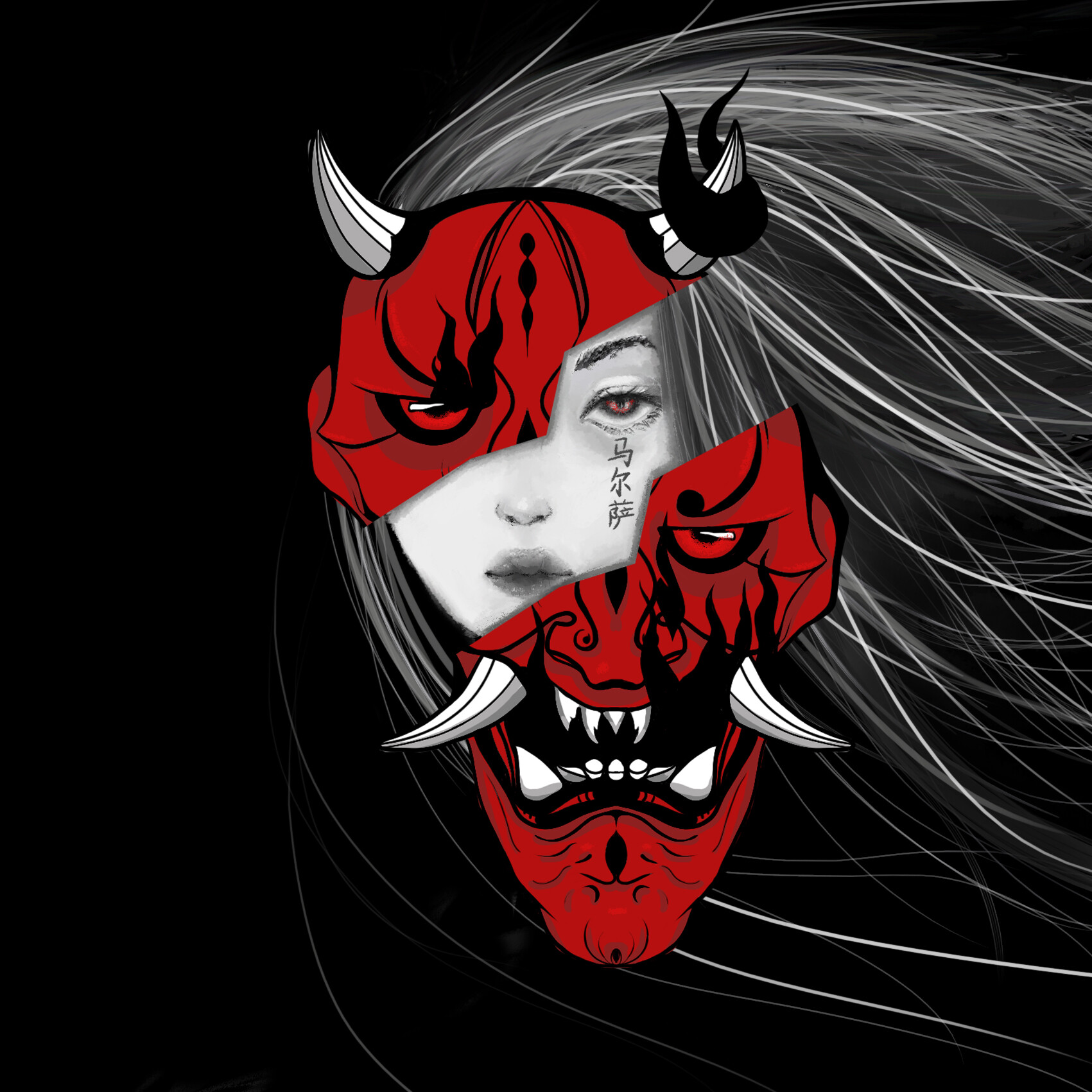 ArtStation - An oni (鬼(おに)