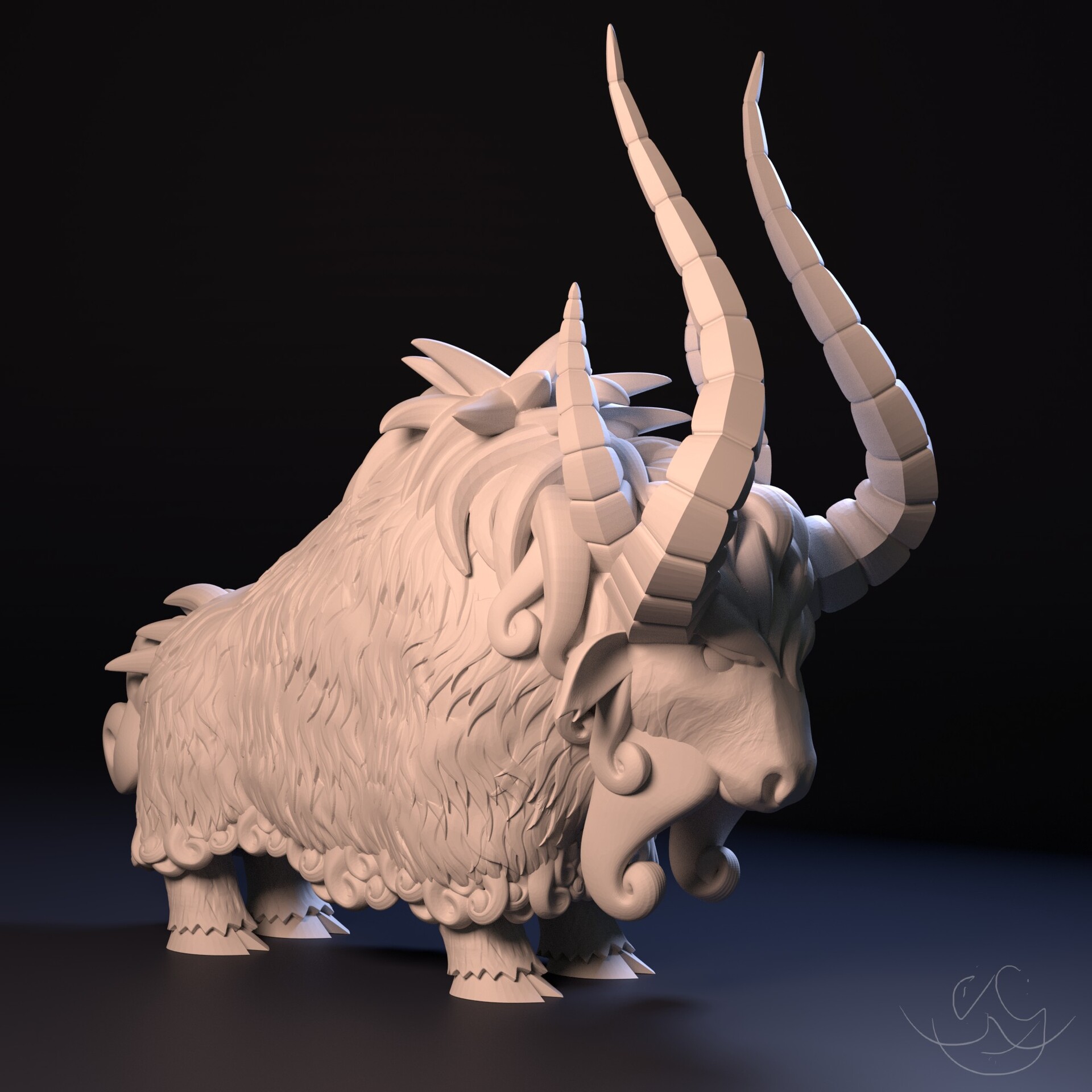 ArtStation - Warcraft bull for 3d printing