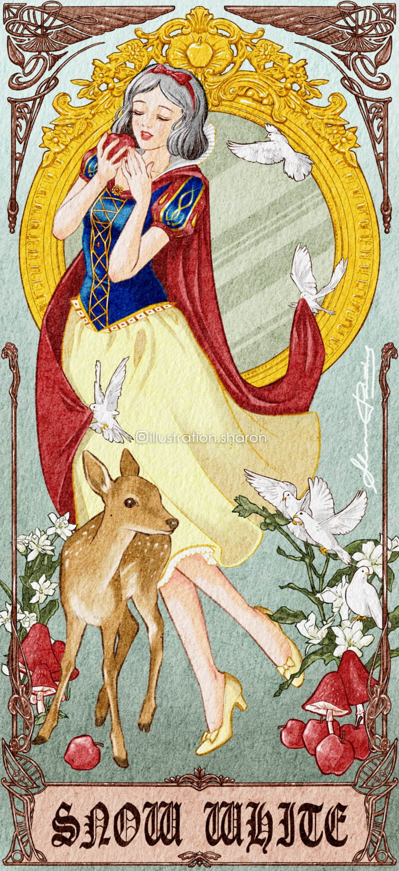 Sharon - Disney princess fanart