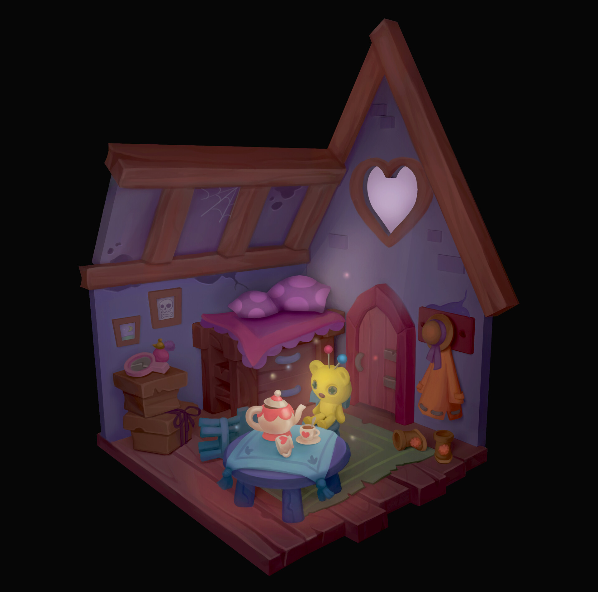 ArtStation - Monster doll room