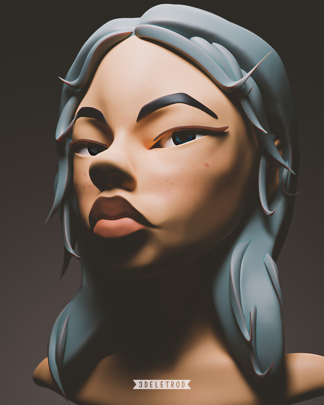 ArtStation - -Stylized girl-