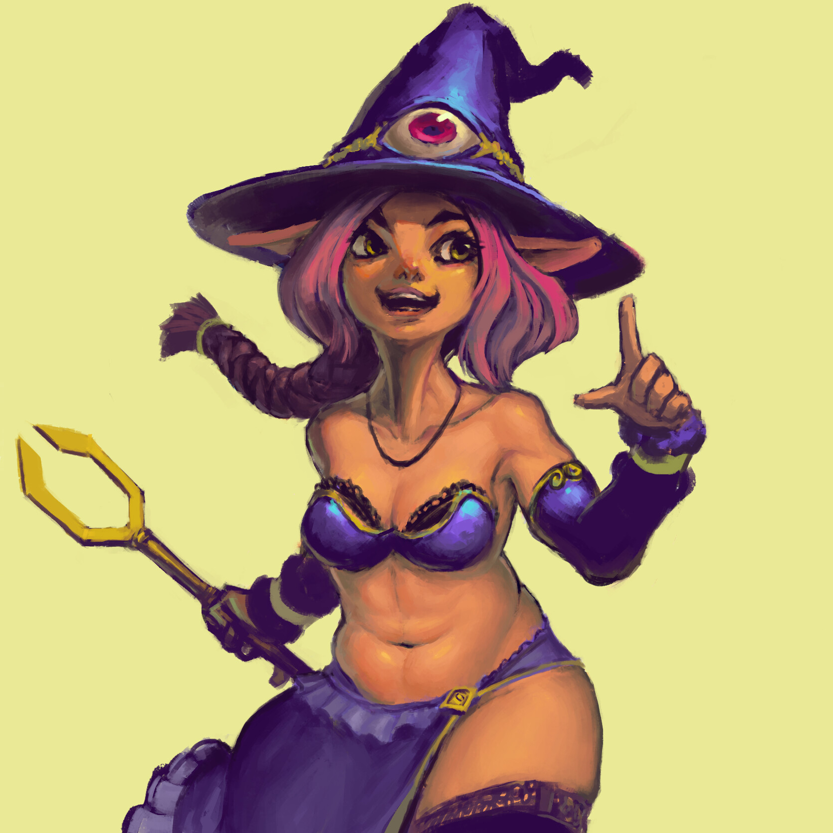 ArtStation - chubby witch