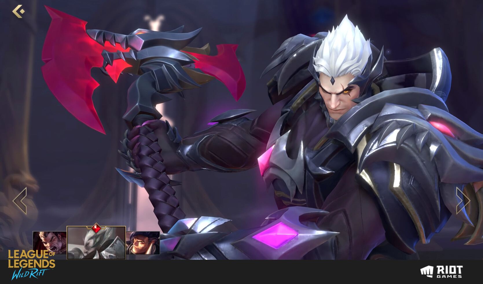 Max Cai - God-King Darius & Garen Wild Rift Skin Turntable Animation