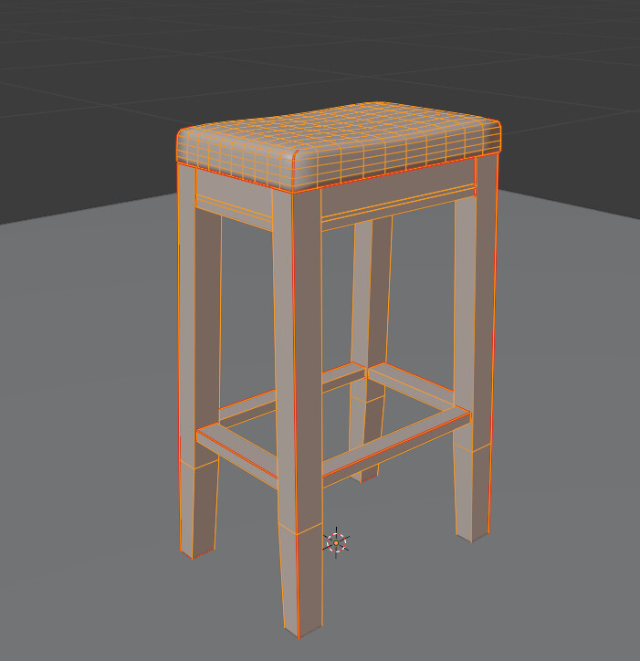 sudo studio - NFT chair low poly project.