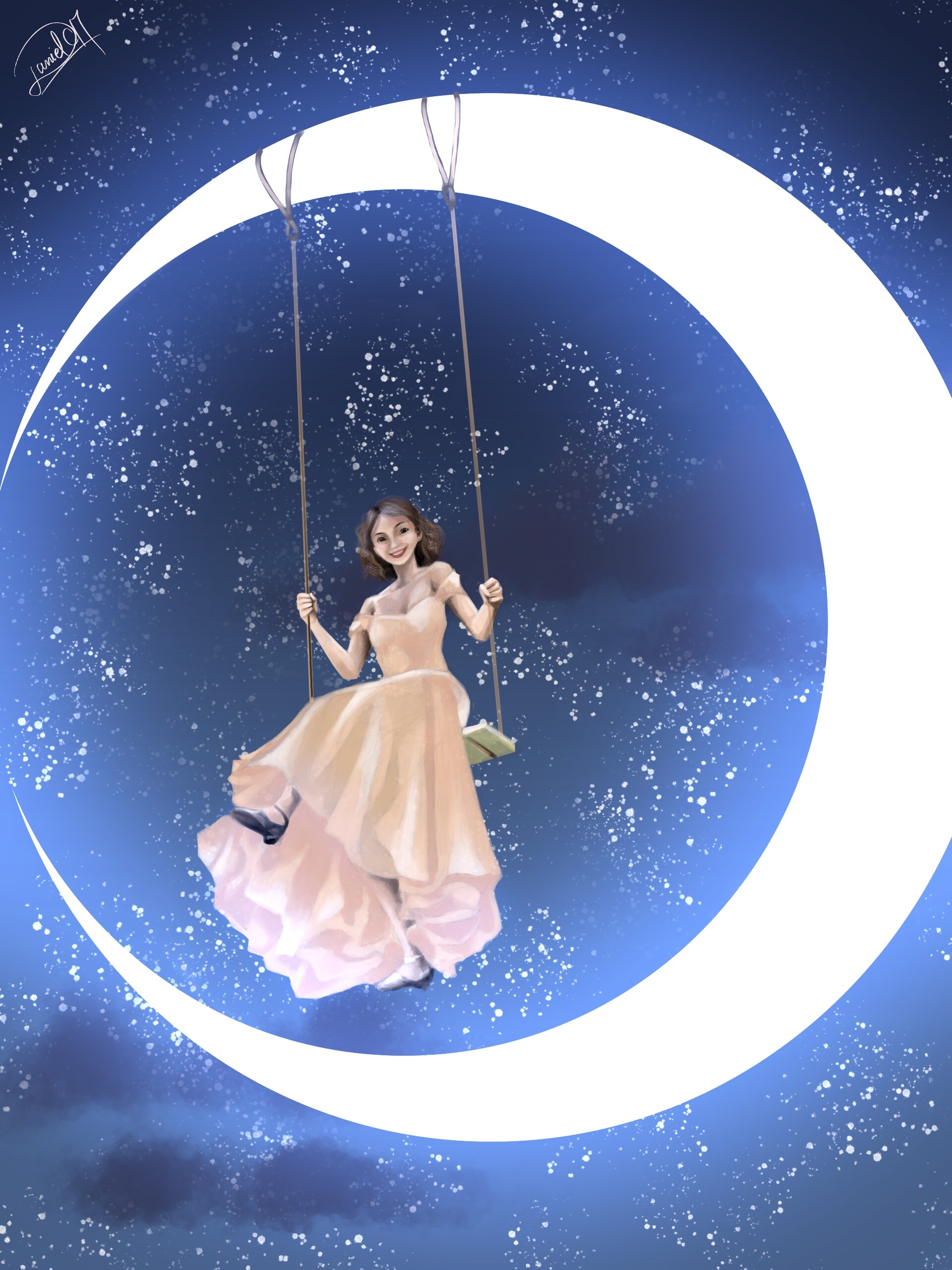 ArtStation - Moon lady