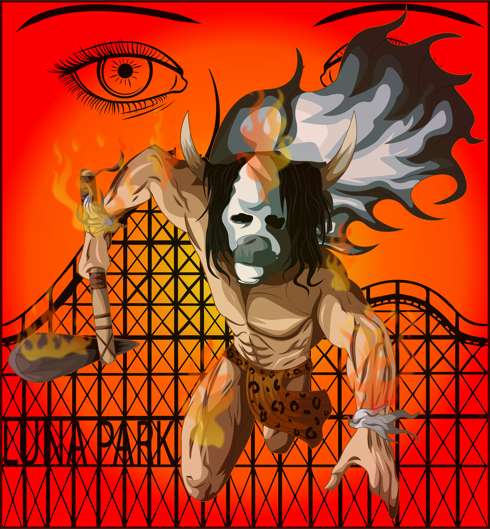 ArtStation - The Demon of Luna Park