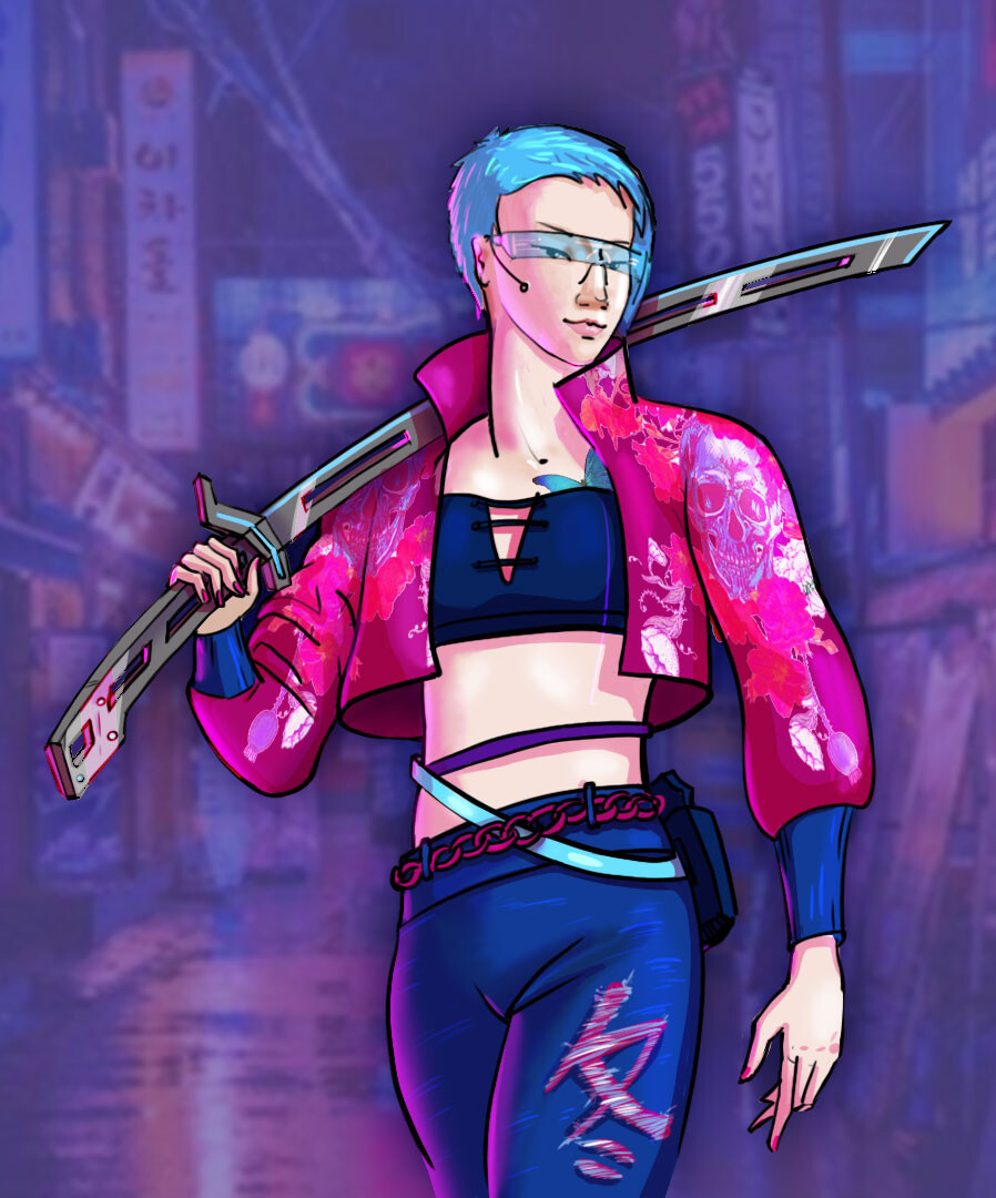 ArtStation - Visual Novel Character