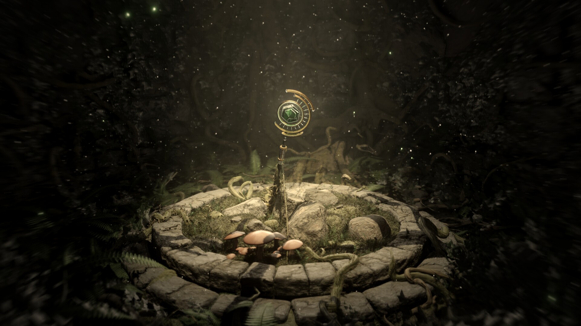 ArtStation - Earthen Emerald Staff