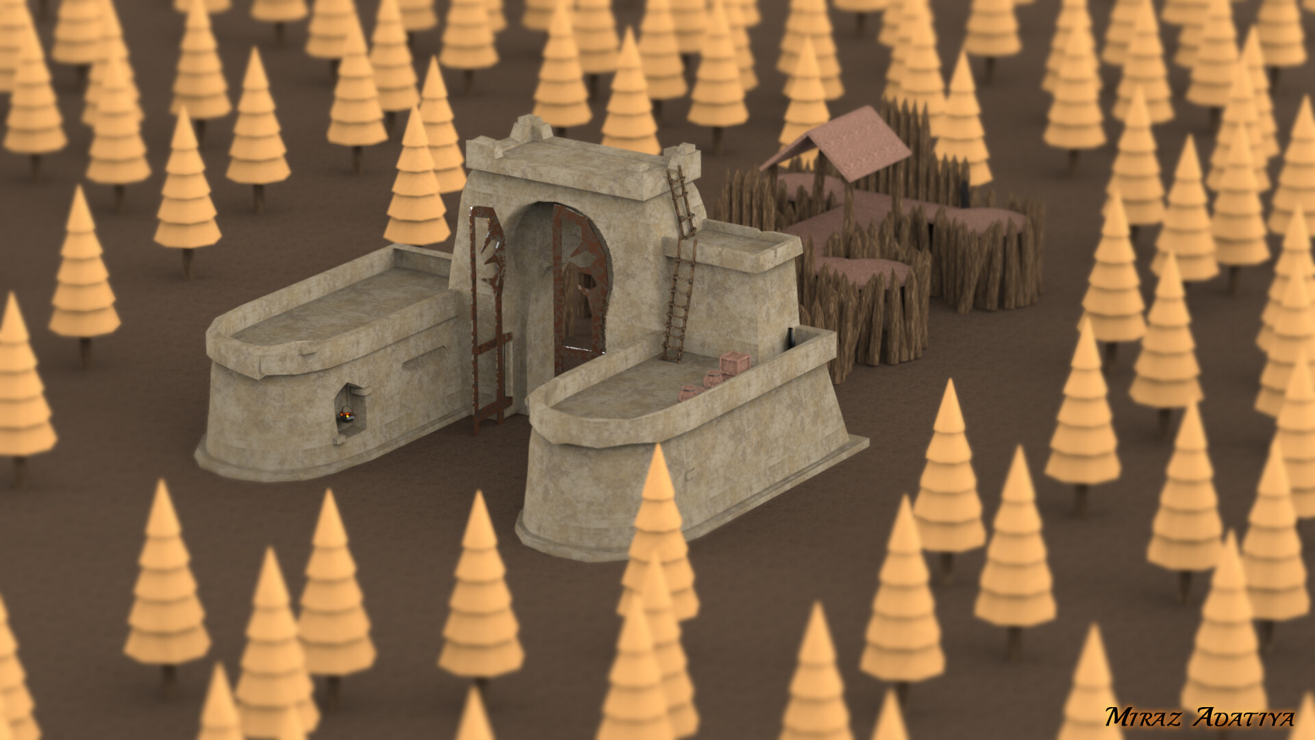 ArtStation - Entrance Gate
