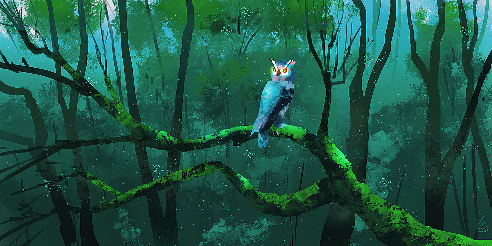 ArtStation - Eyes in the Forest