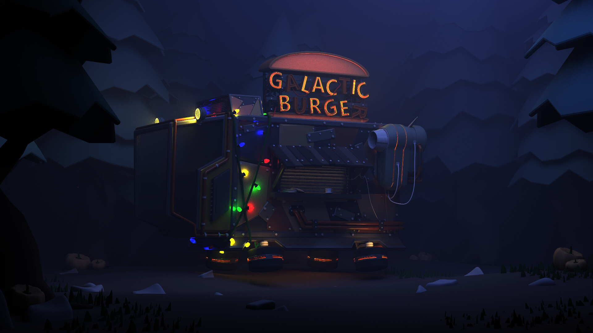 ArtStation - Galactic Burger