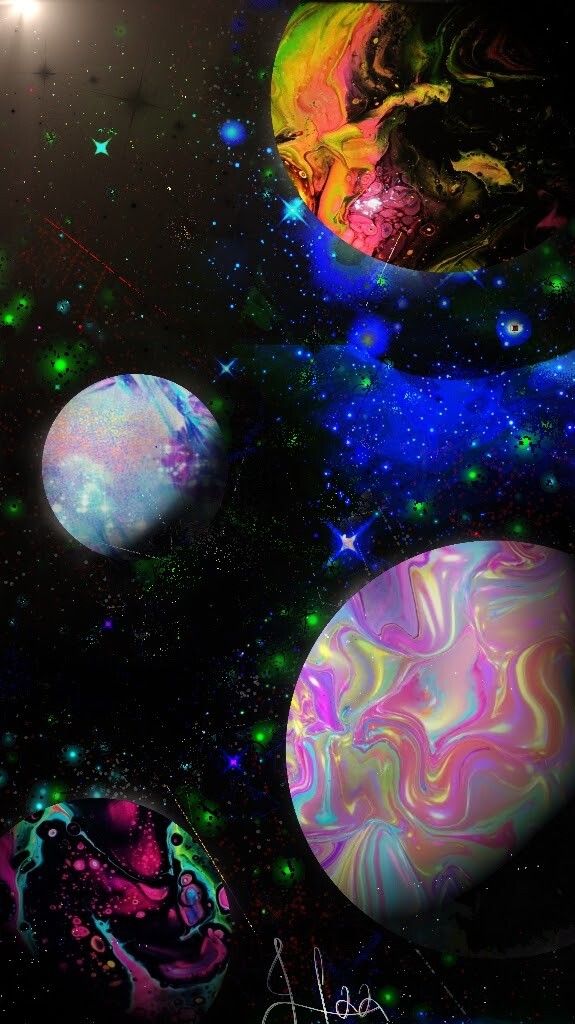 ArtStation - 4 colorful Exo planet's