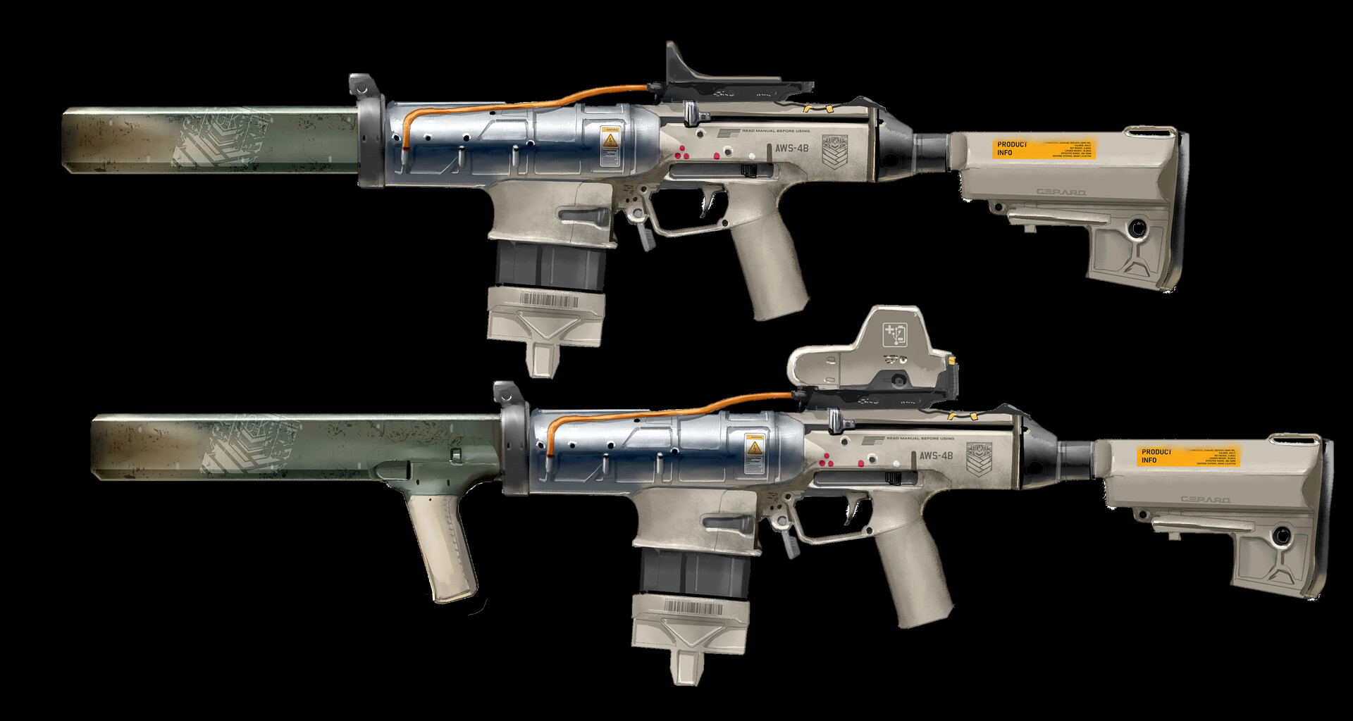 AST21 - GFL 'Cursed M4' remake