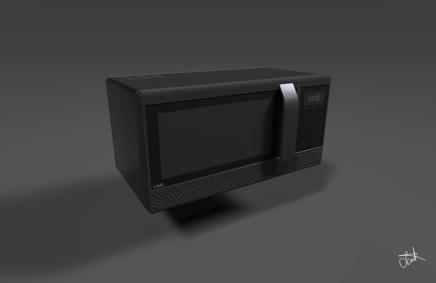 ArtStation - Stylized Microwave