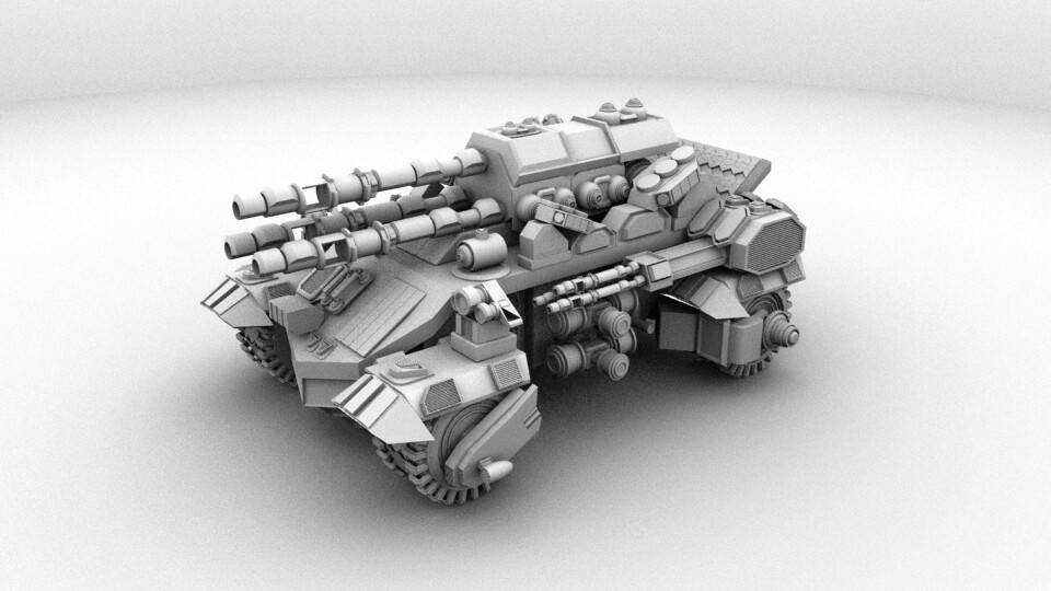 ArtStation - Hard Surface Weapon Vehicle