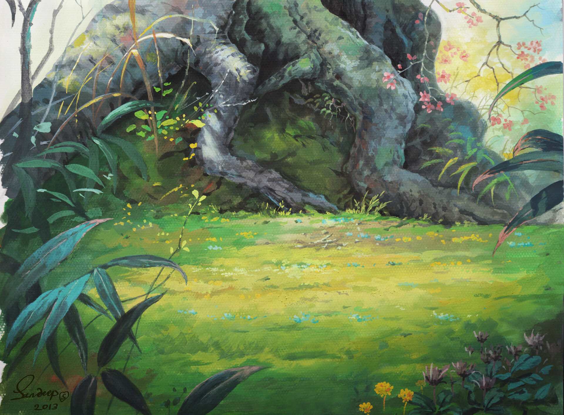Artstation Jungle Concept Art