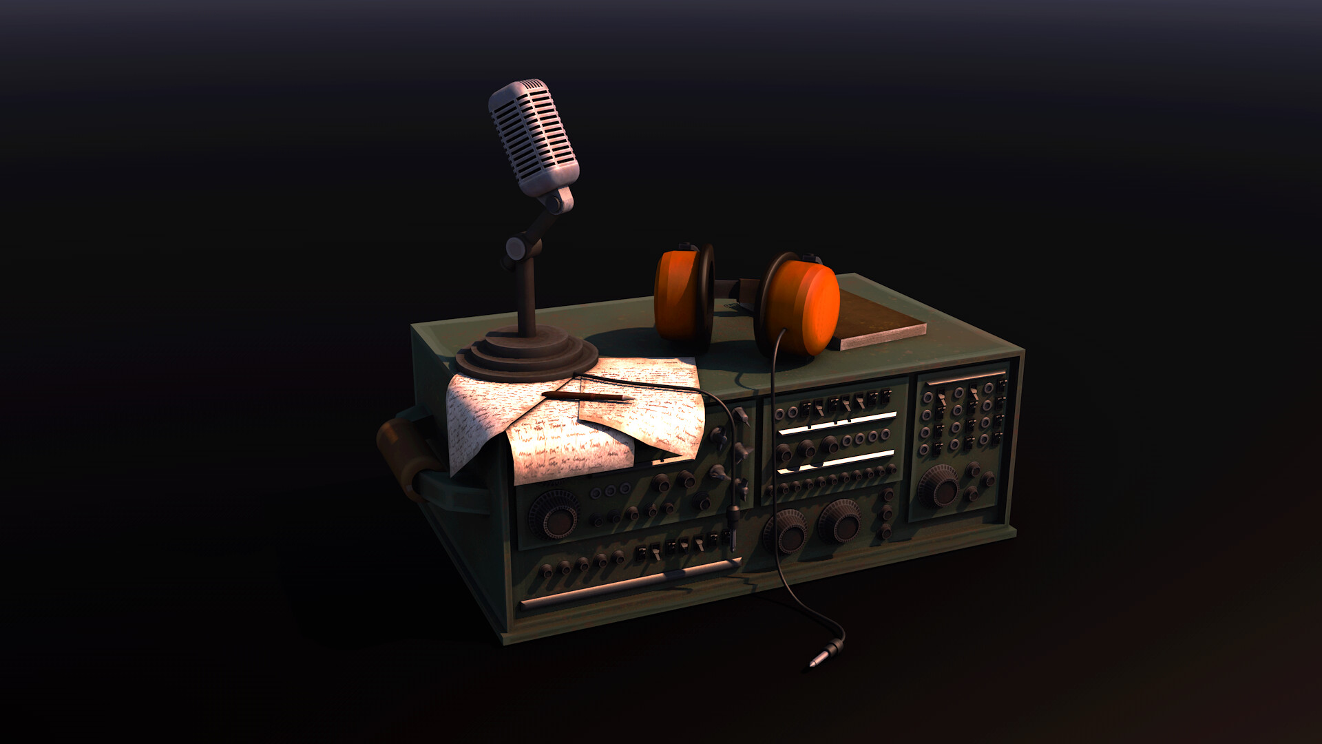 ArtStation - World War II Radio