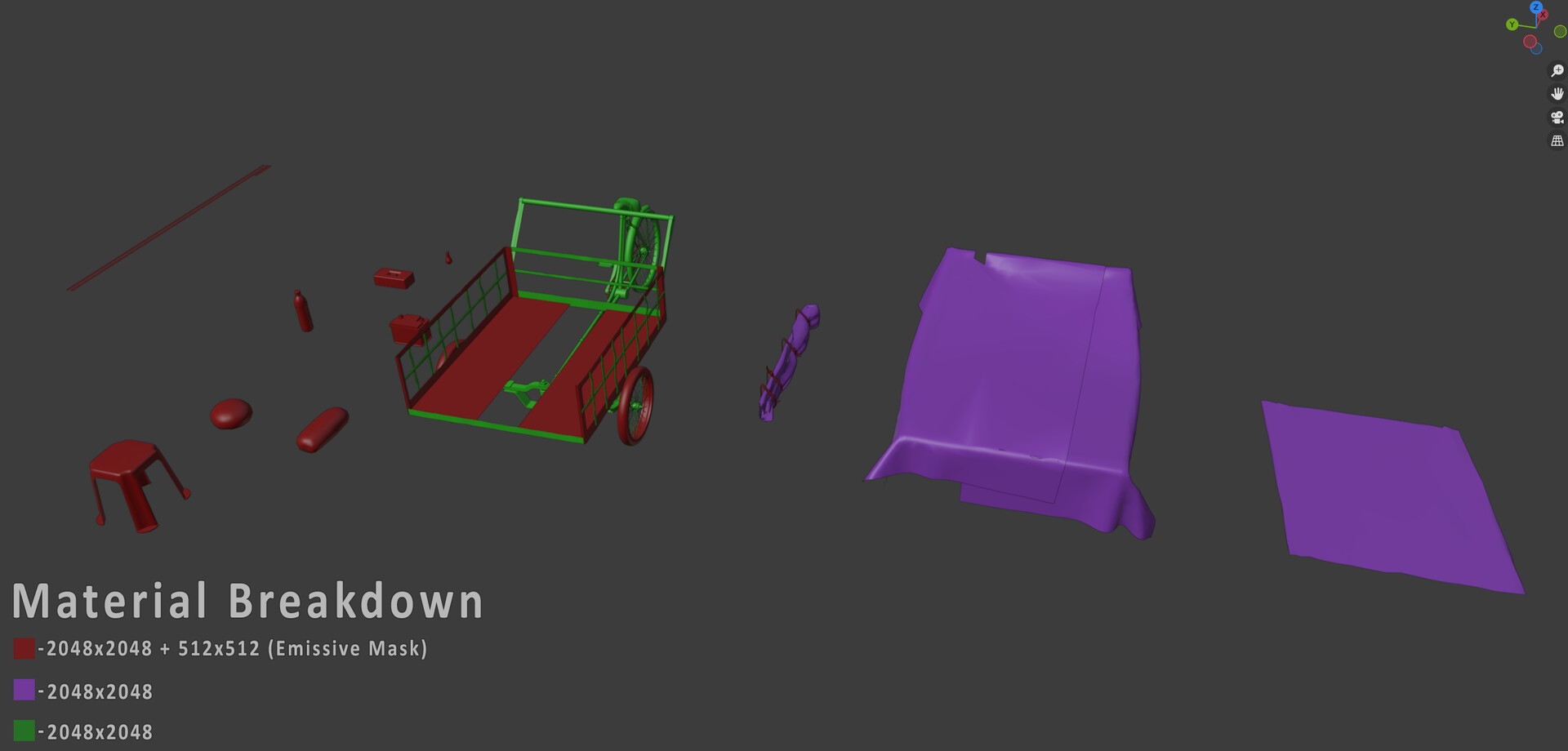 Elkanah Hoch - Bread Vendor Cart