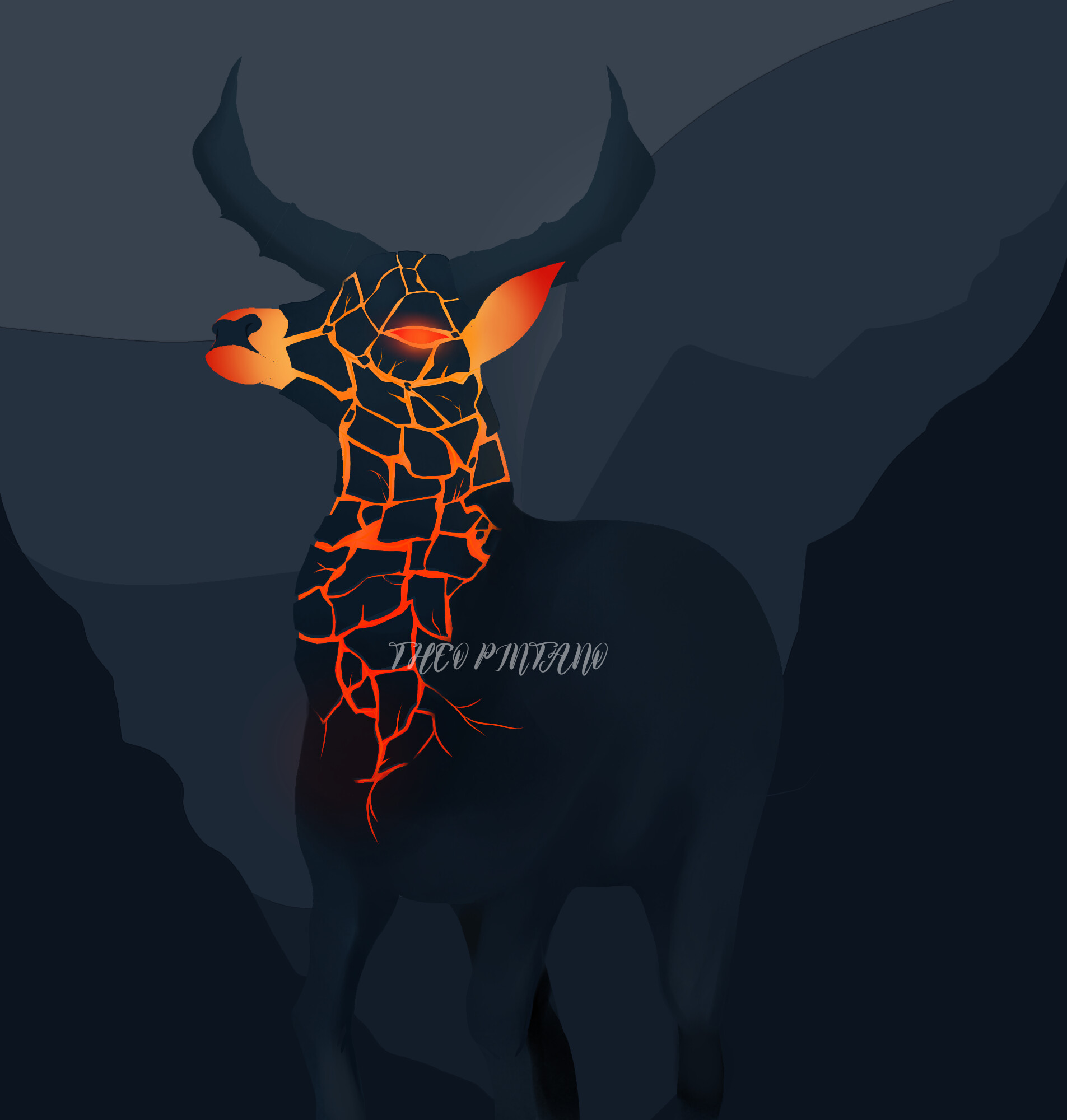 ArtStation - Fire King available at Paras ( theopintano.near)