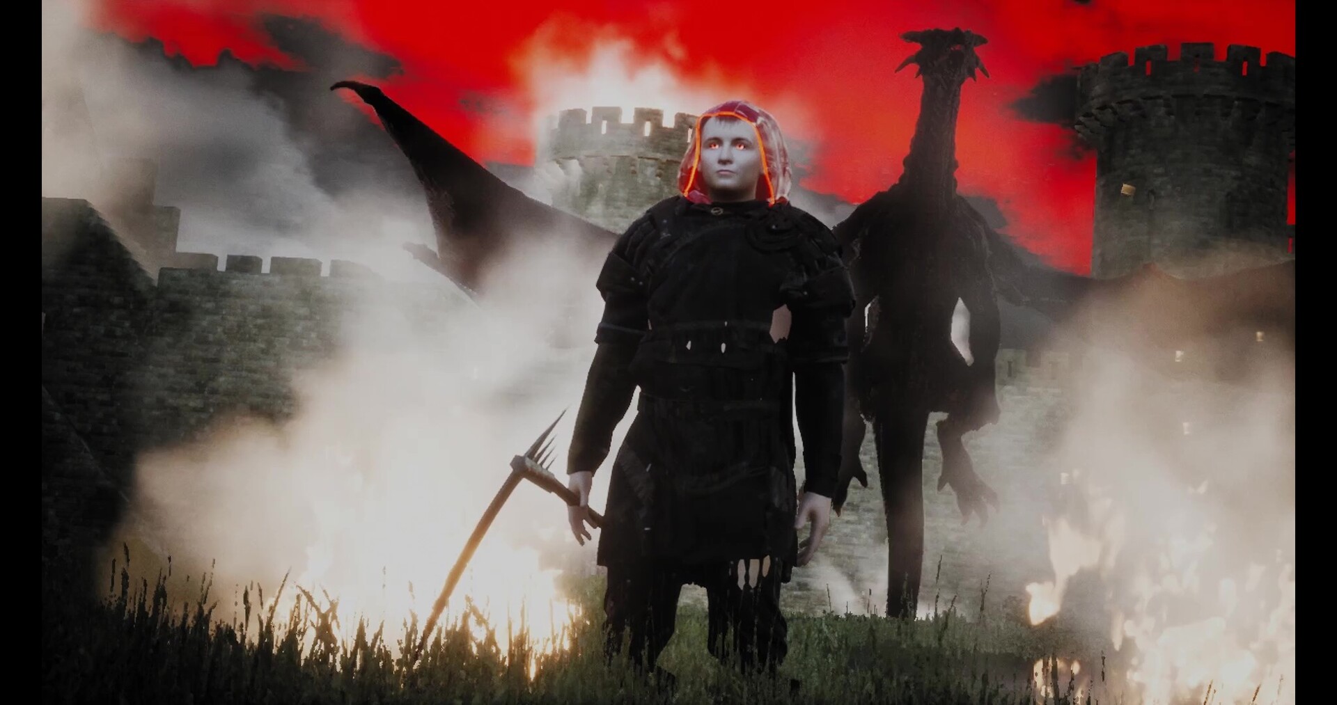 ArtStation - Transformation into Dragon and Scene UE4