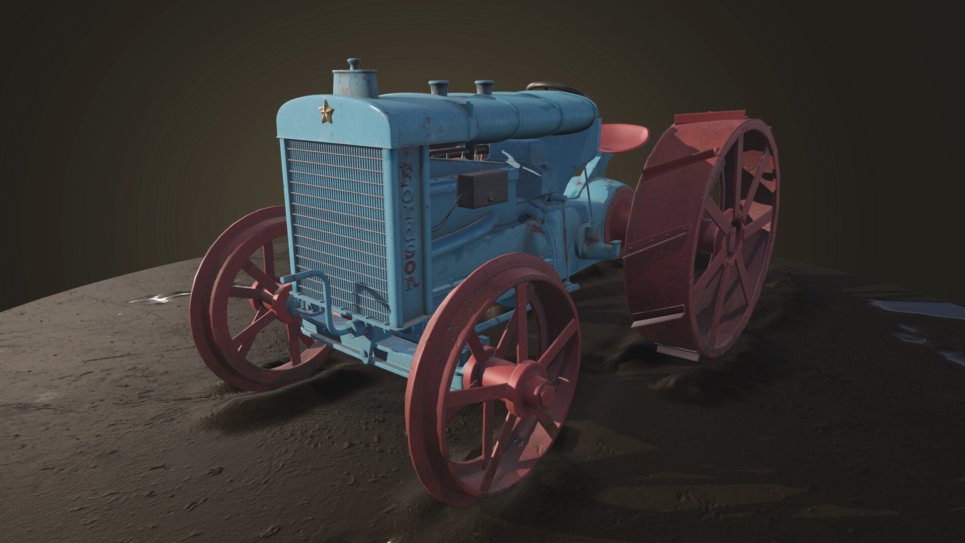 ArtStation - Tractor - Fordson