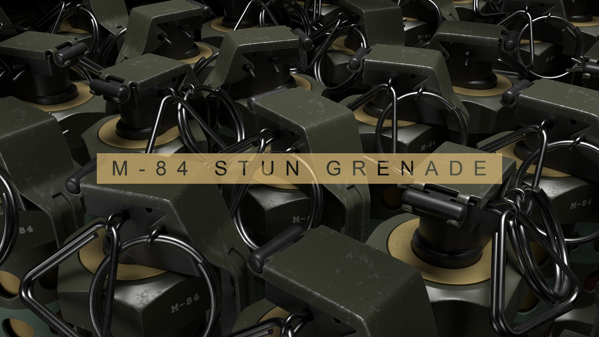 ArtStation - M84 Stun Grenade
