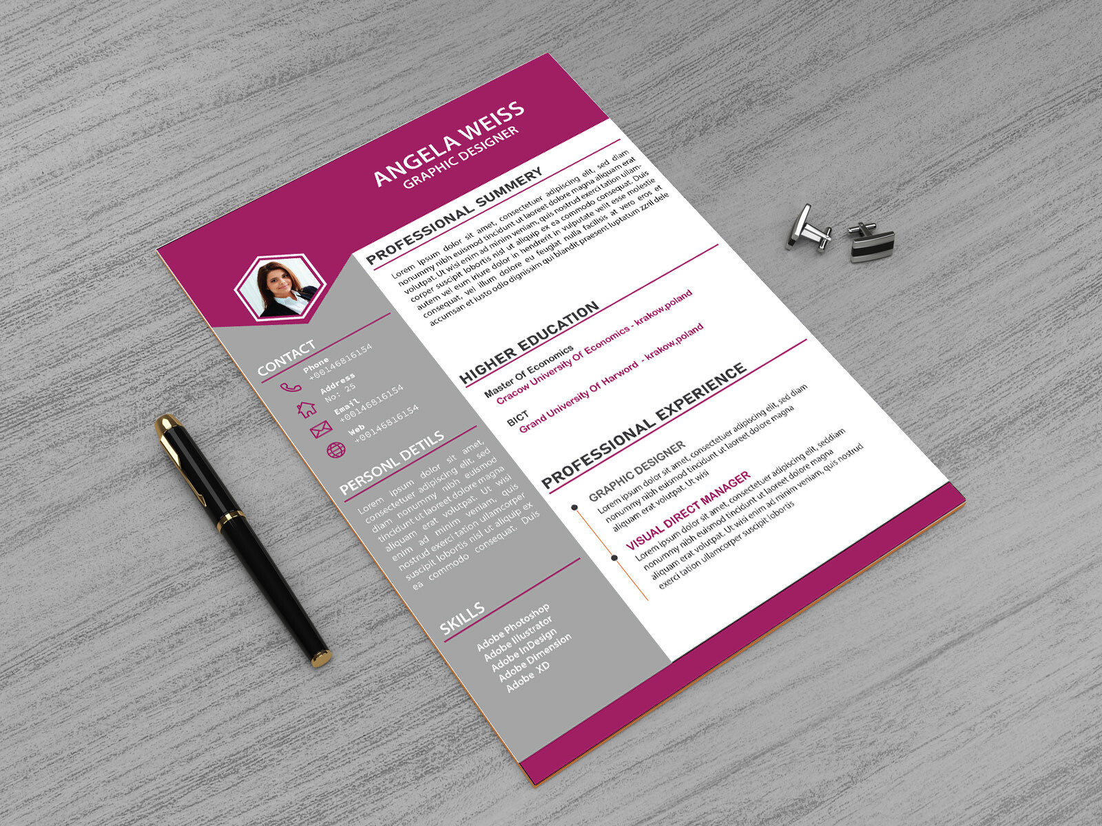 ArtStation - Modern CV Design