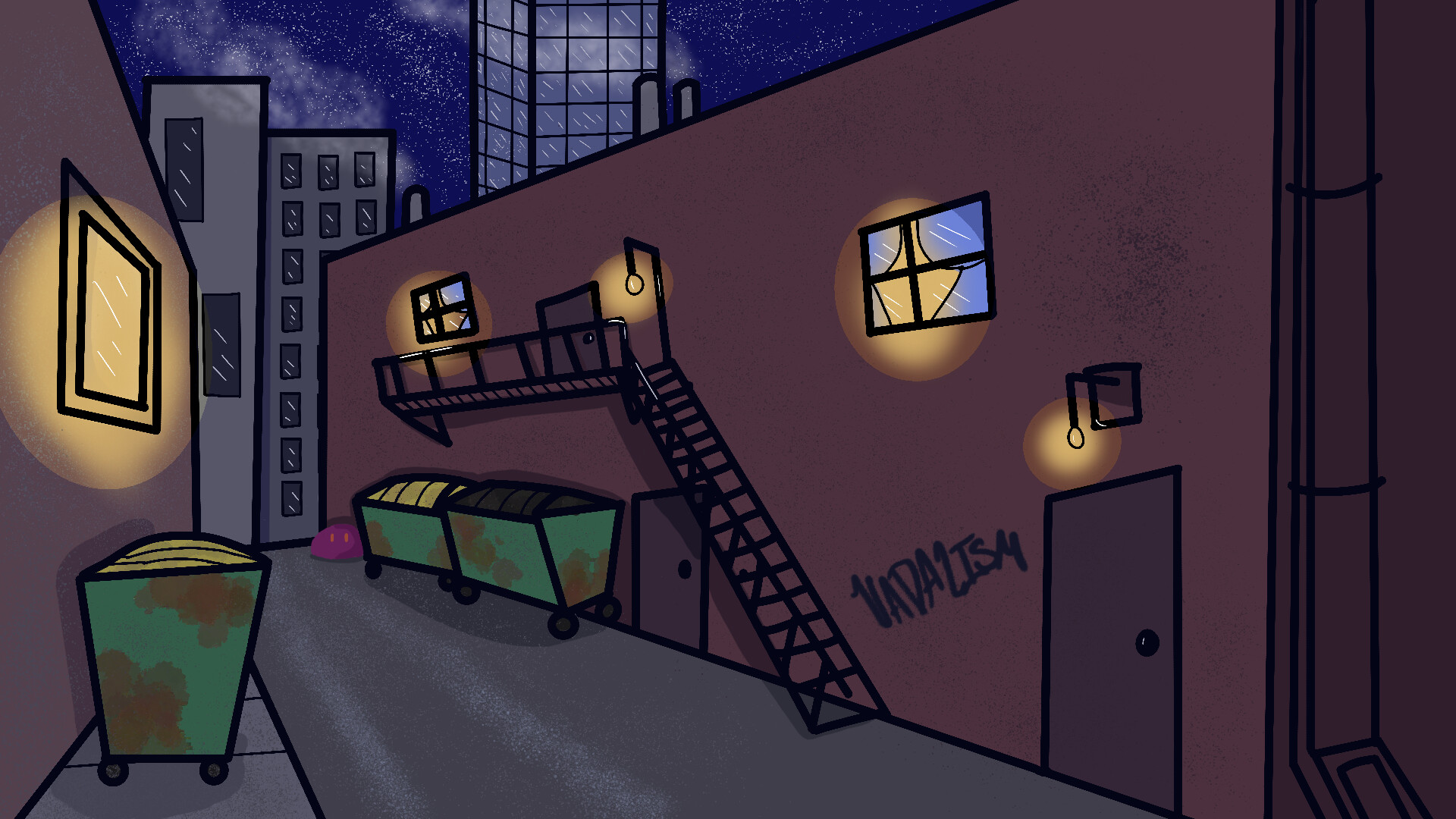 ArtStation - Game Jam 2022 Alleyway