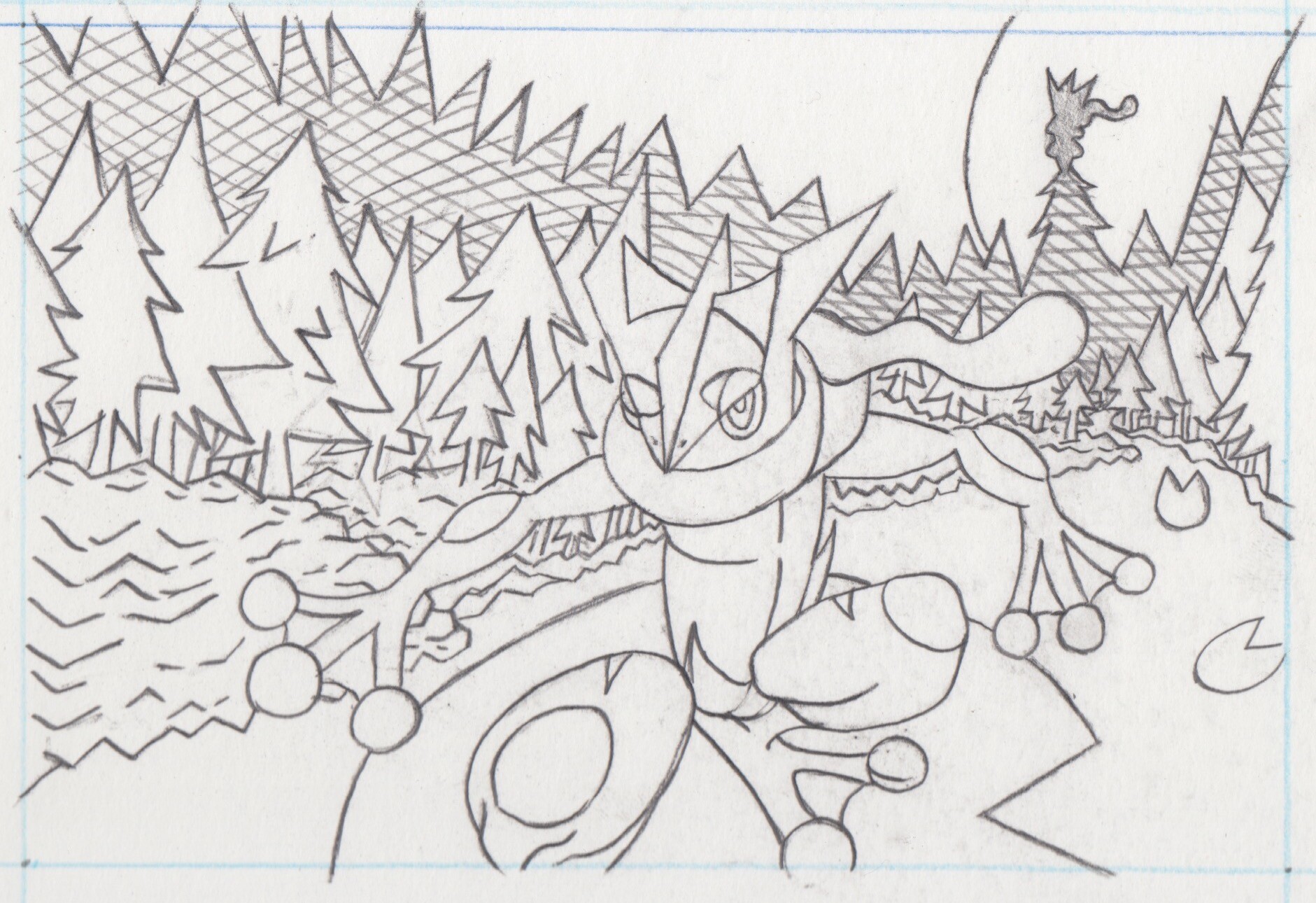 greninja pokemon card coloring pages