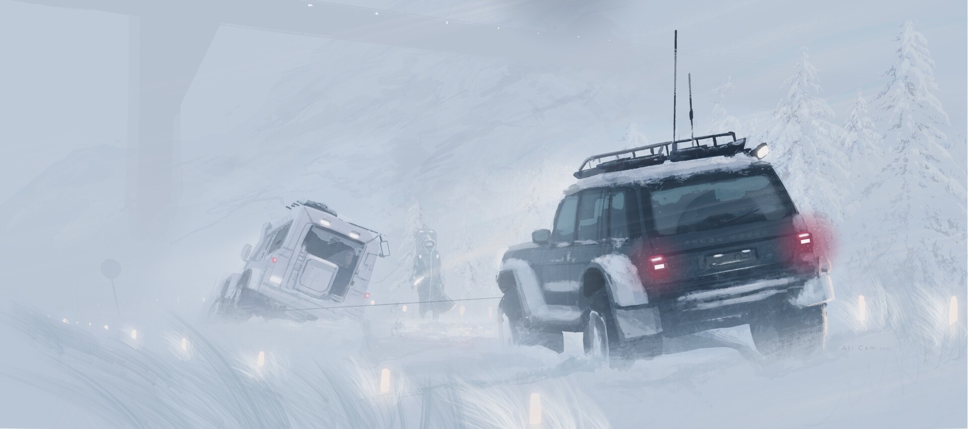 ArtStation - Winter rescue