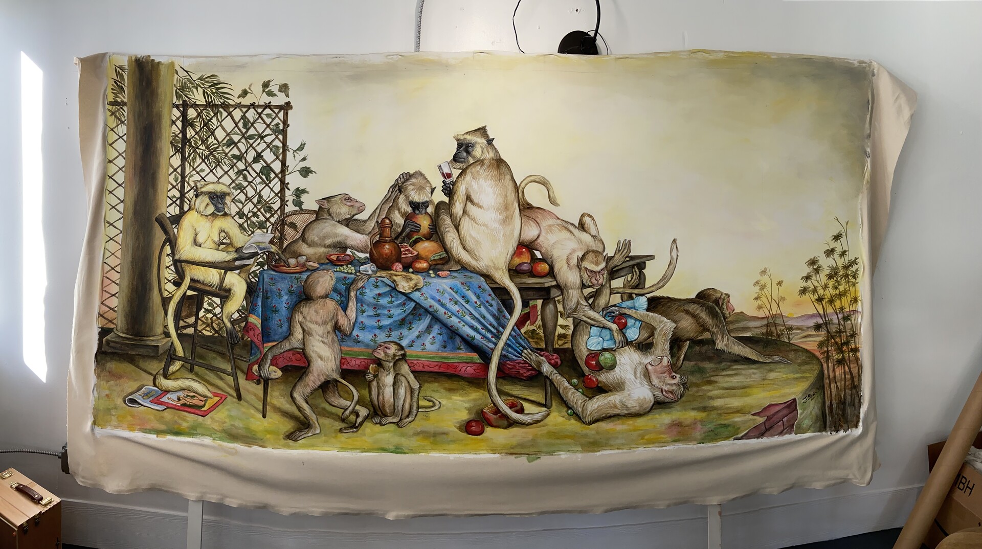 ArtStation - Acrylic Large Format Painting