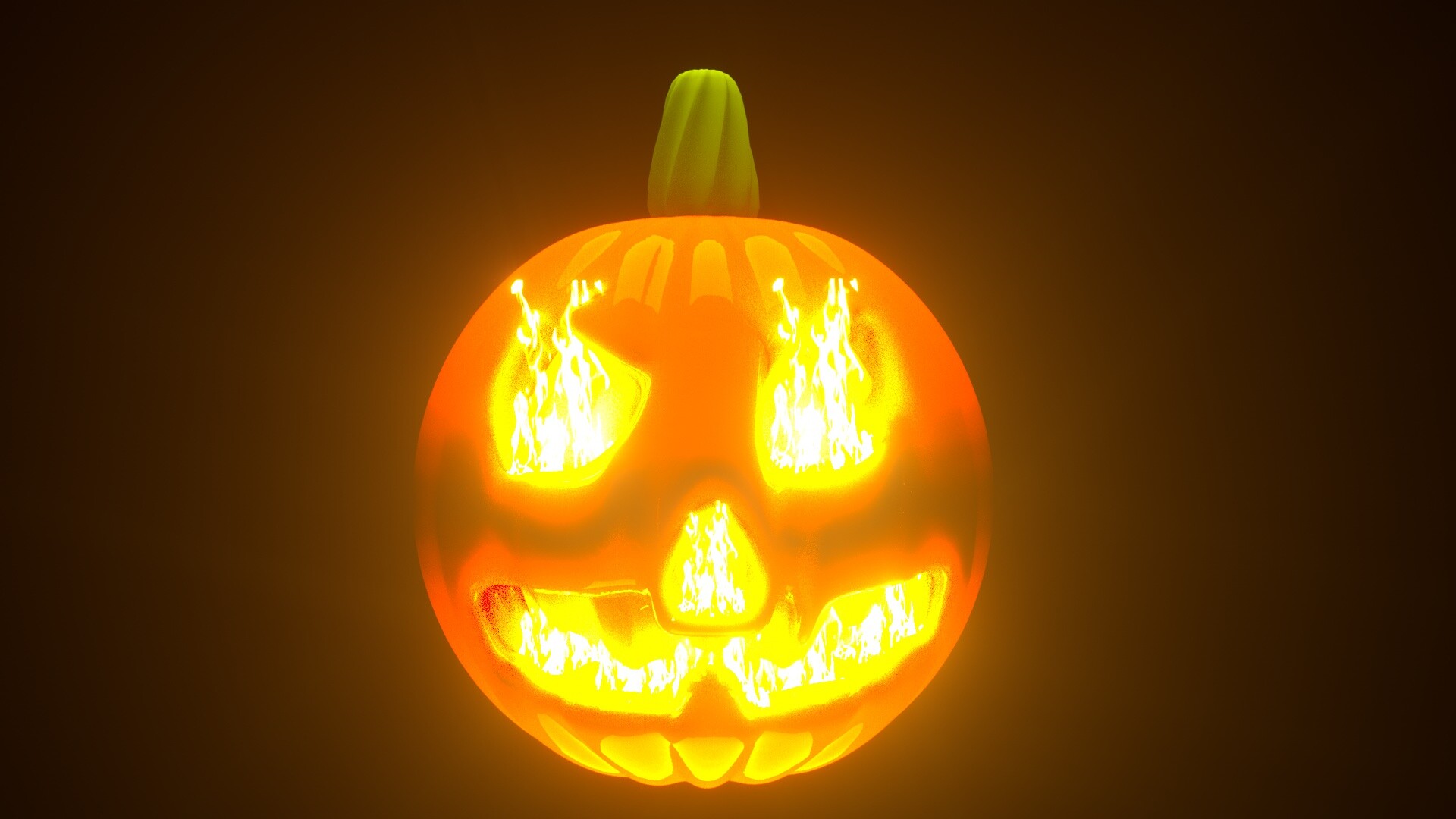 ArtStation - FIRE PUMPKIN