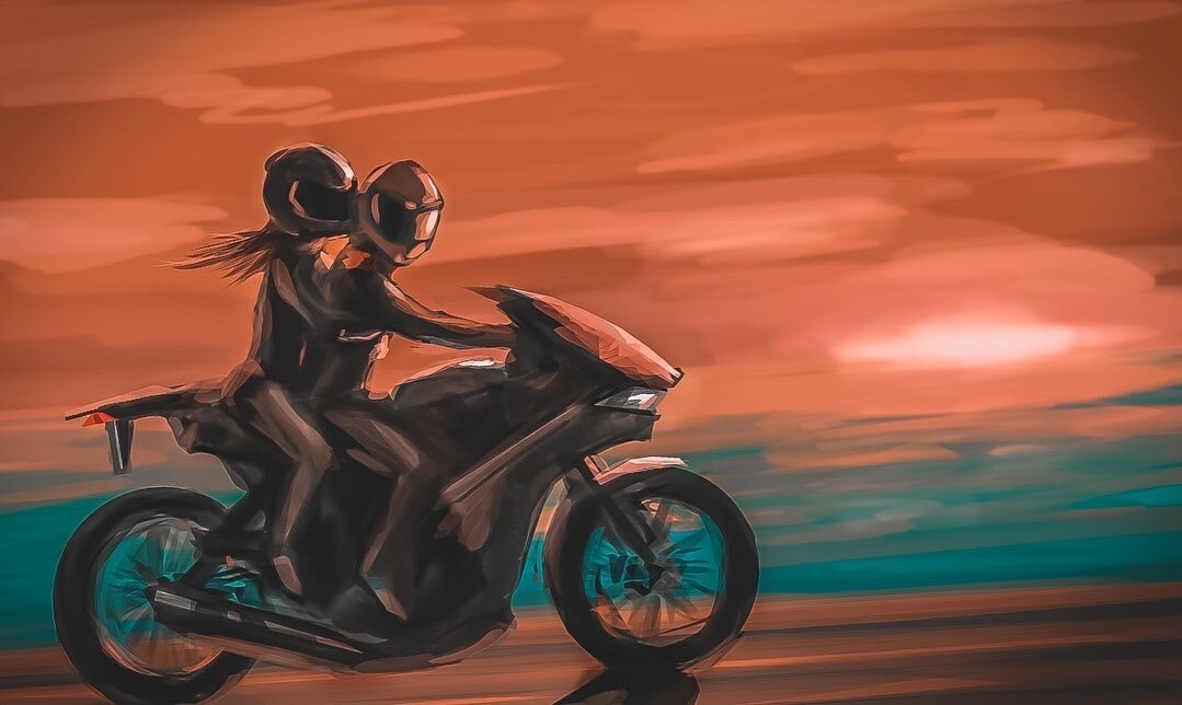 ArtStation - Road to the sunset*